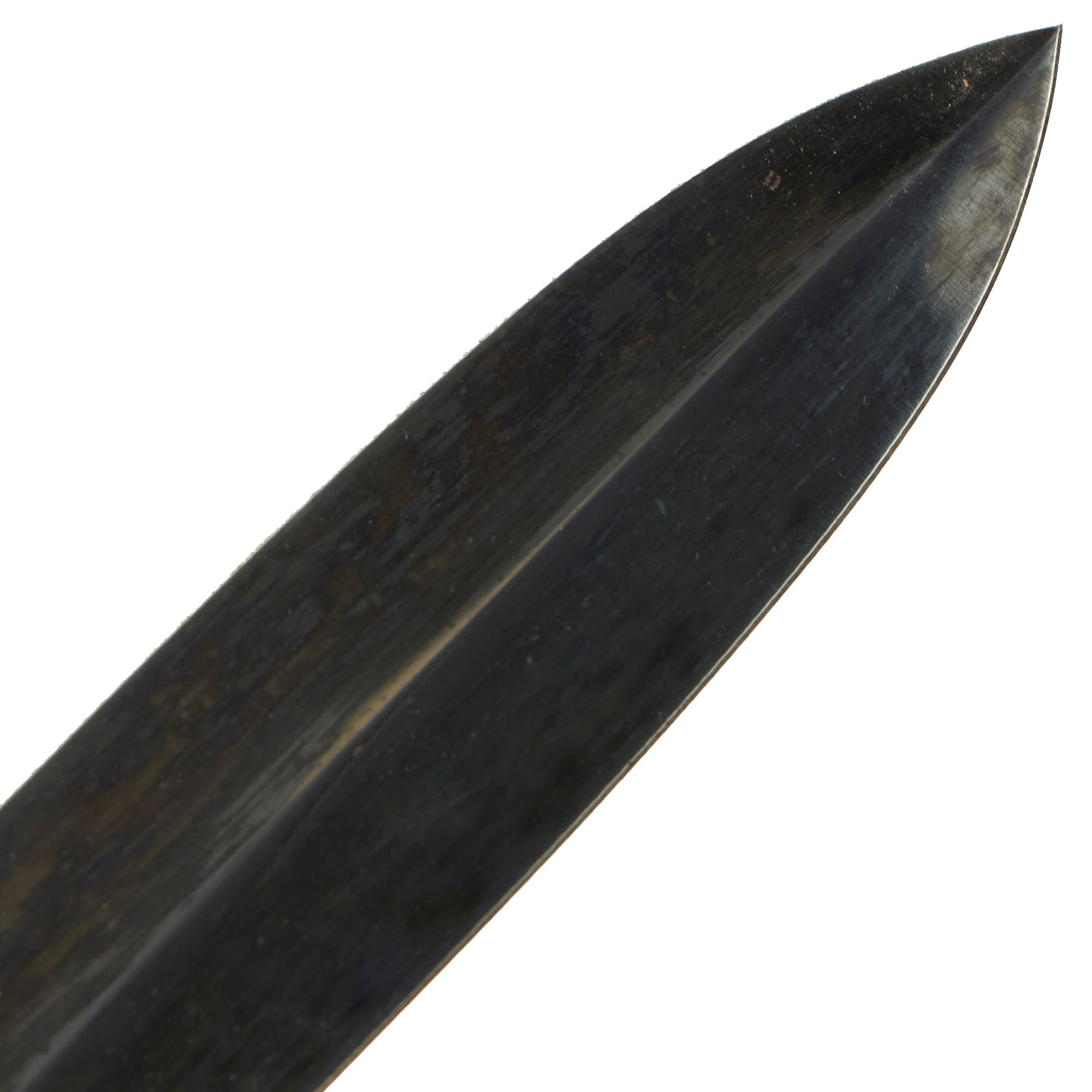 Original U.S. WWII Blued Case Stiletto “OSS Commando” Fighting Knife w ...