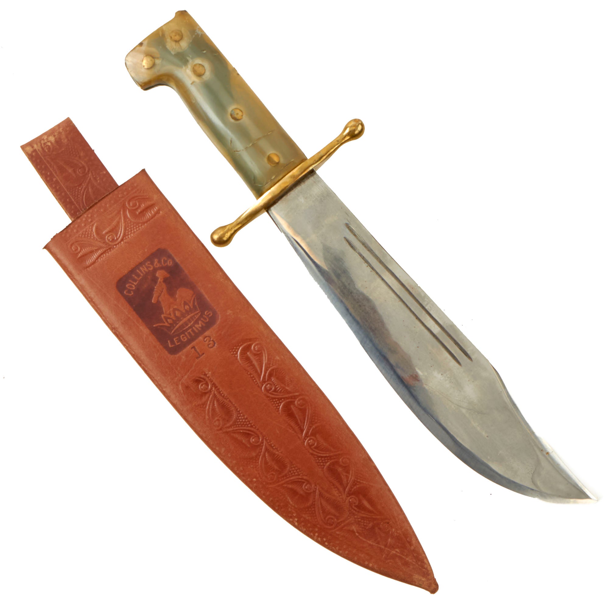 Original U.S. WWII Collins & Co. Legitimus No.18 Machete V44 Knife wit ...