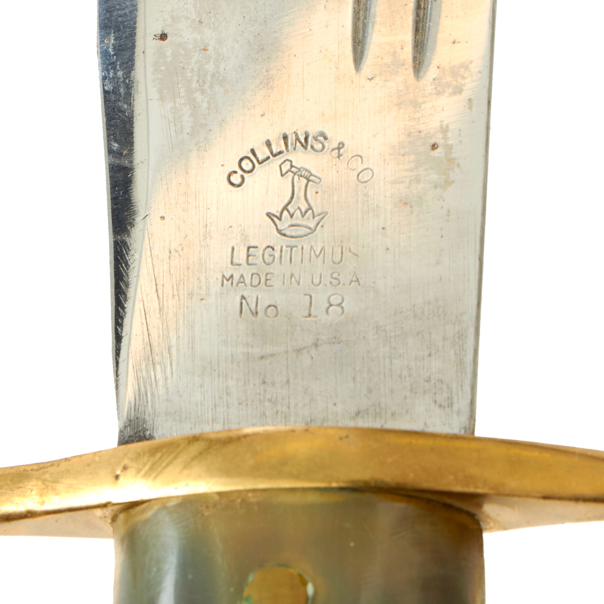 Original U.S. WWII Collins & Co. Legitimus No.18 Machete V44 Knife wit ...
