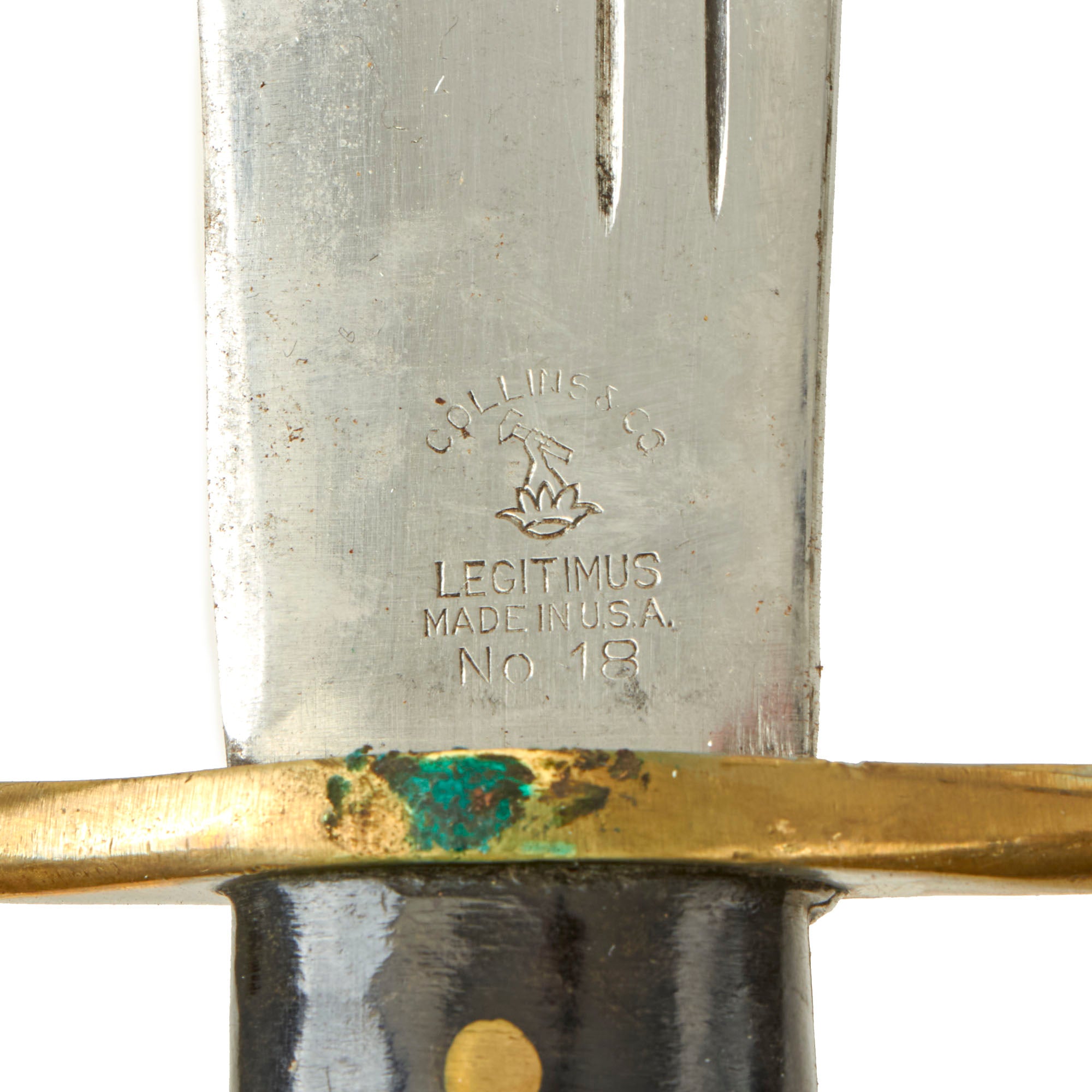Original U.S. WWII Collins & Co. Legitimus No.18 Machete V44 Knife wit ...