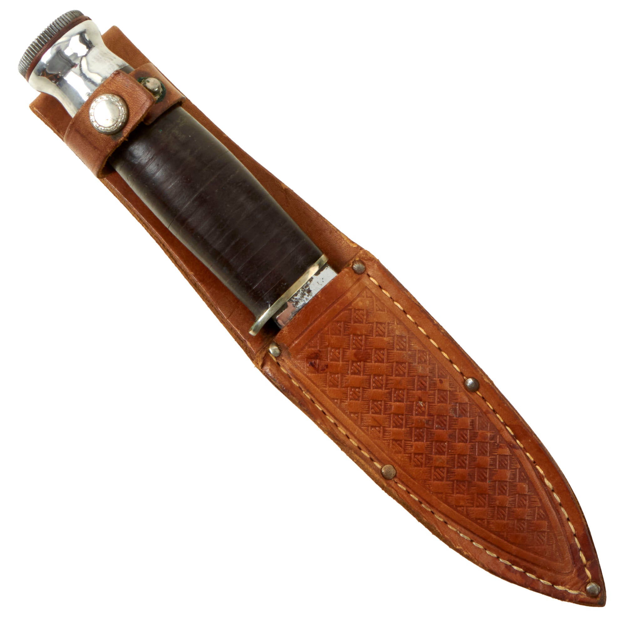 Original U.S. WWII Hollow Handle W.R. Case & Sons Survival Knife With ...