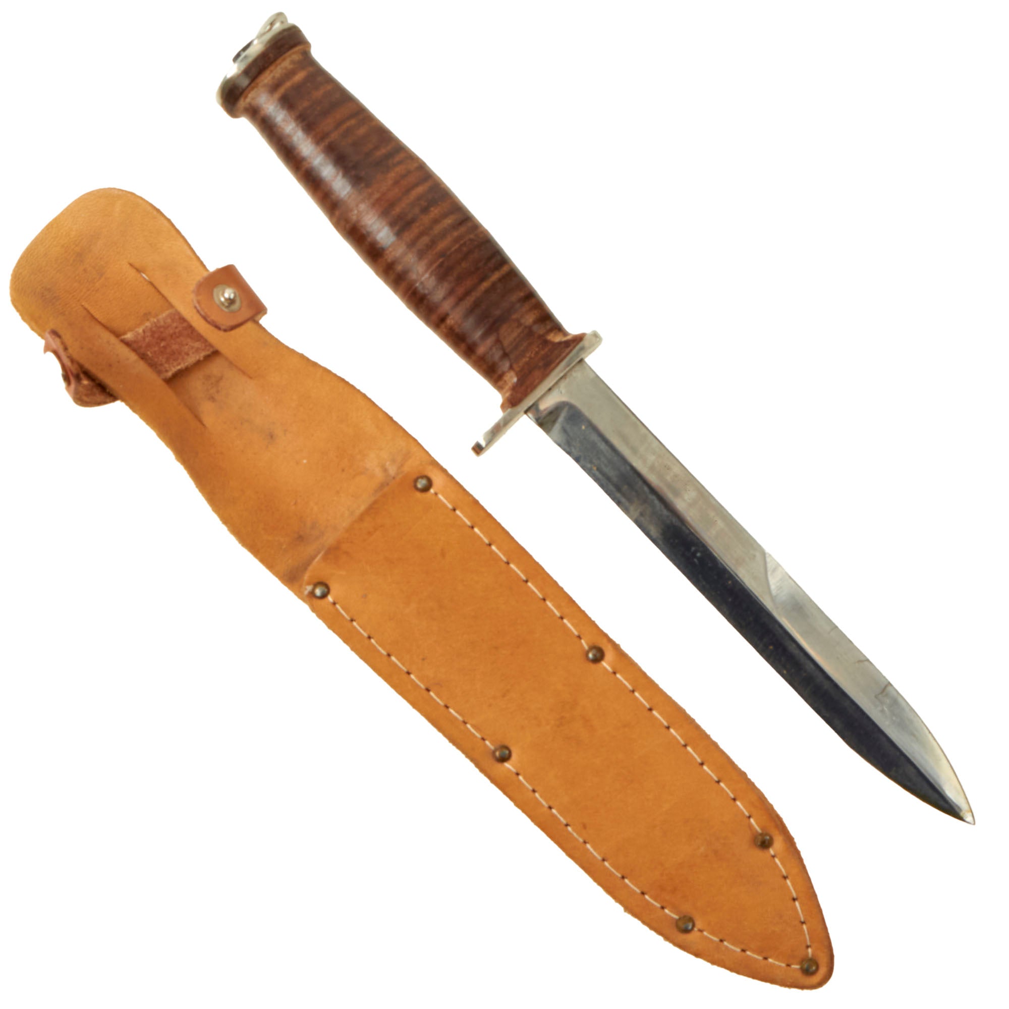 Original U.S. WWII to Post War Era Kutmaster Fighting Knife With 6 ¾ ...