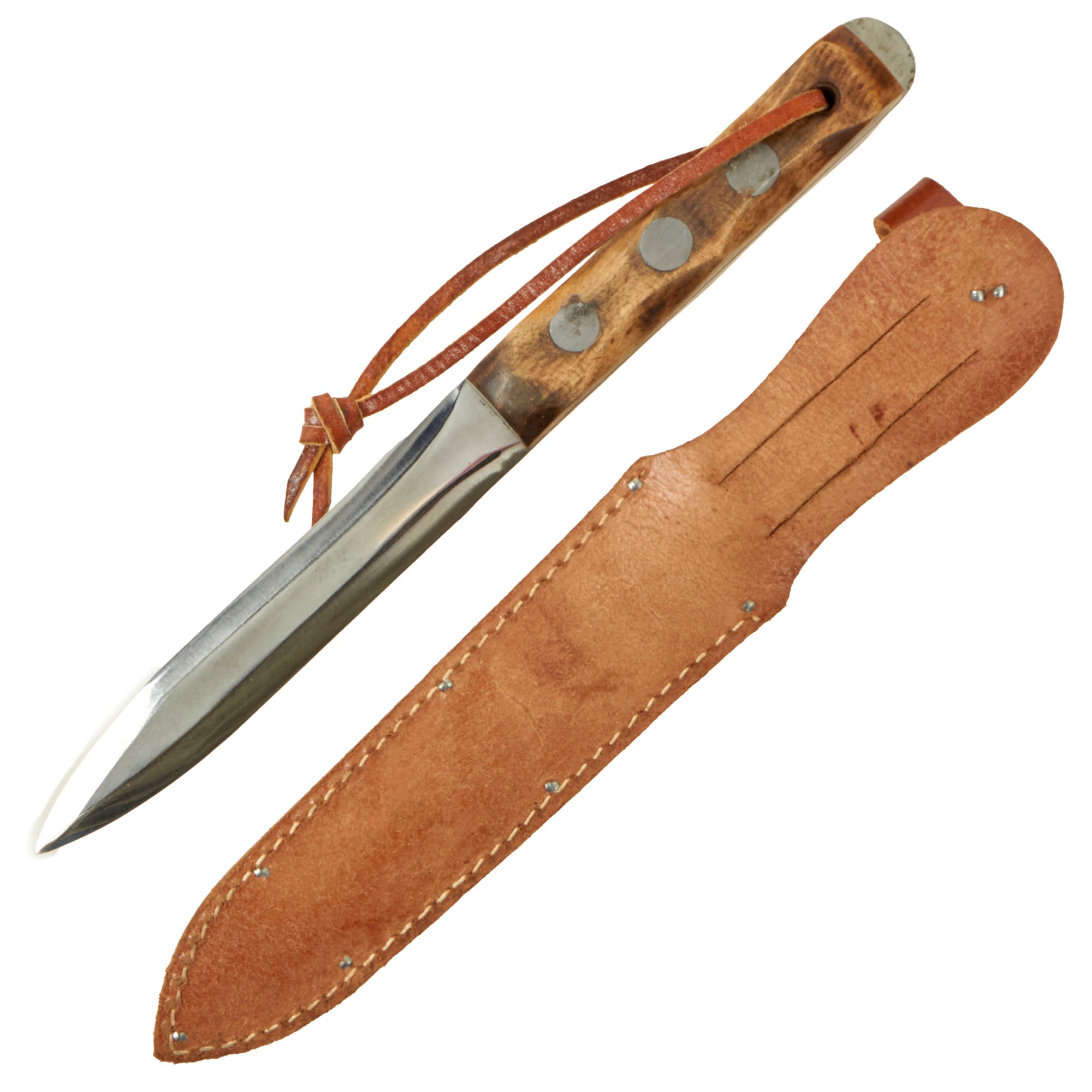 Original U.S. WWII EK Model 2 Fighting Knife With Correct Scabbard by ...