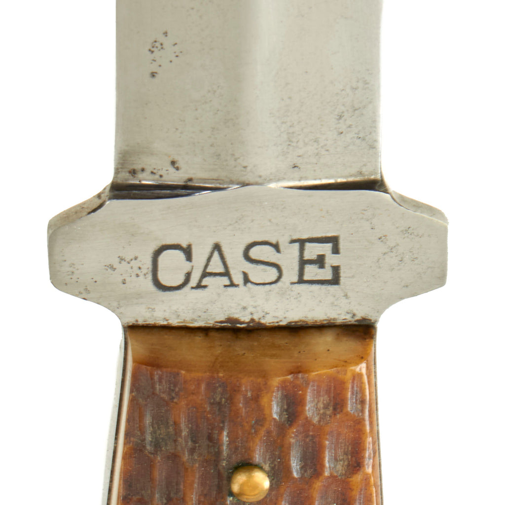 Original U.S. WWII Case "Pig Sticker" Jigged Bone Handle Fighting Knif ...