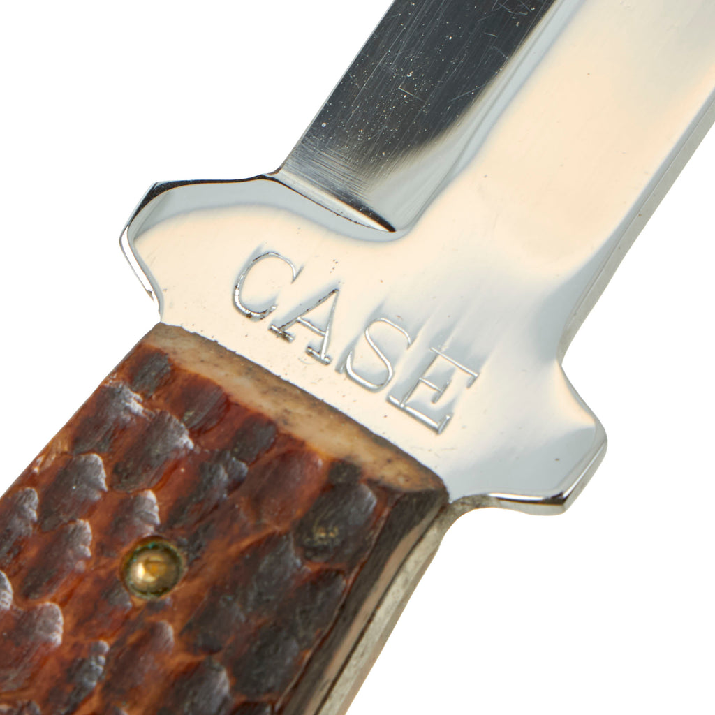 Original U.S. WWII Case "Pig Sticker" Jigged Bone Handle Fighting Knif ...