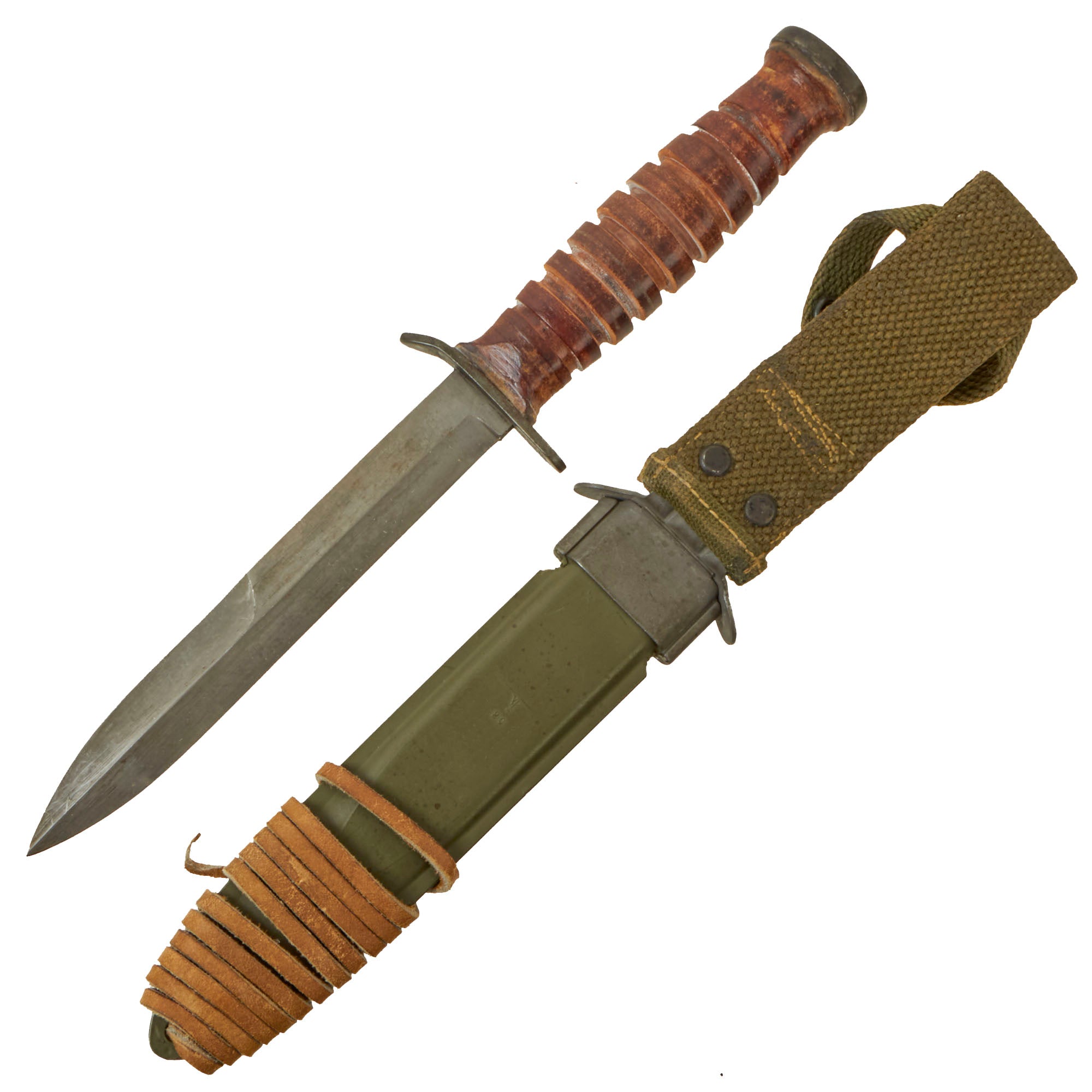 Original U.S. WWII M3 Boker Fighting Knife with M8 Scabbard - Excellen ...