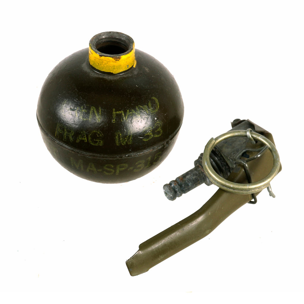 Original U.S. Vietnam War Era Inert M67 Fragmentation Hand Grenade wit ...