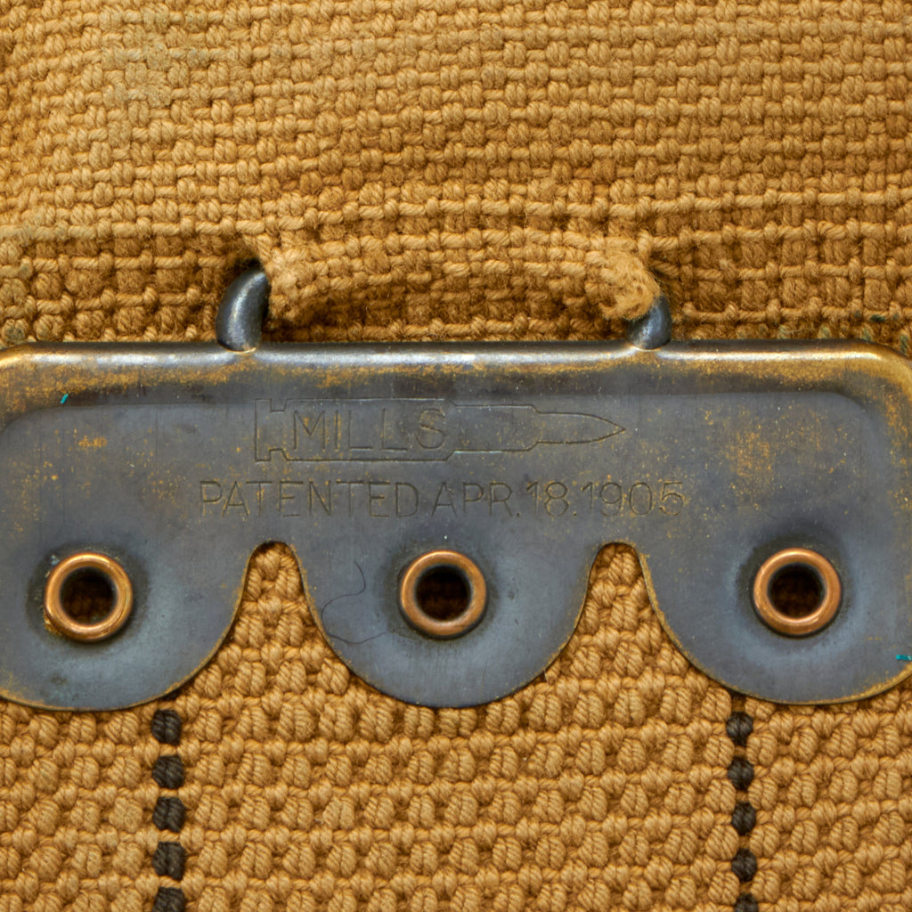 Original U.S. WWI Mills "Shotgun" Belt - 25 Cartridge Signal Flare “Ve ...