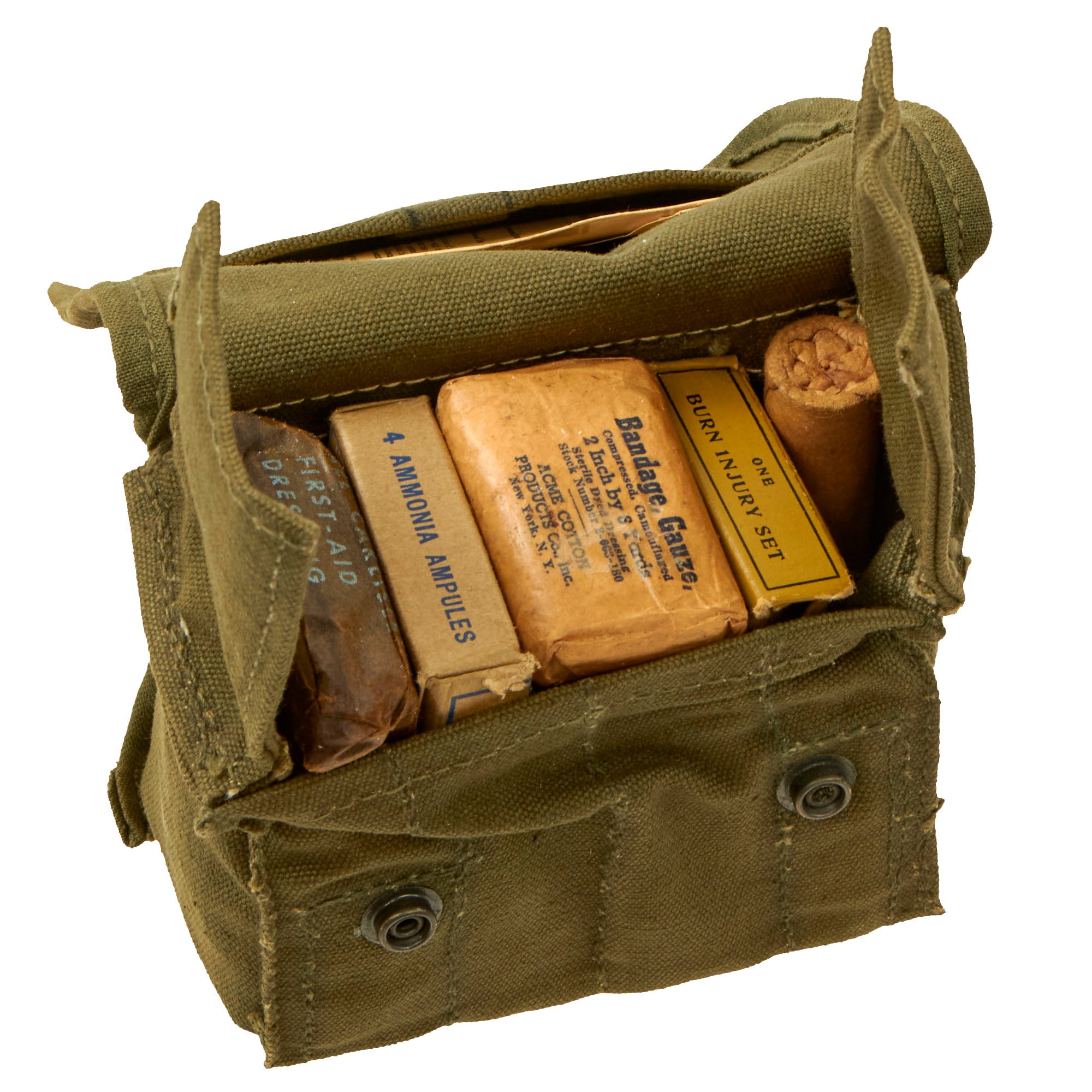 Original U.S. WWII M2 Jungle Medical Aid Kit - Dated 1945 ...