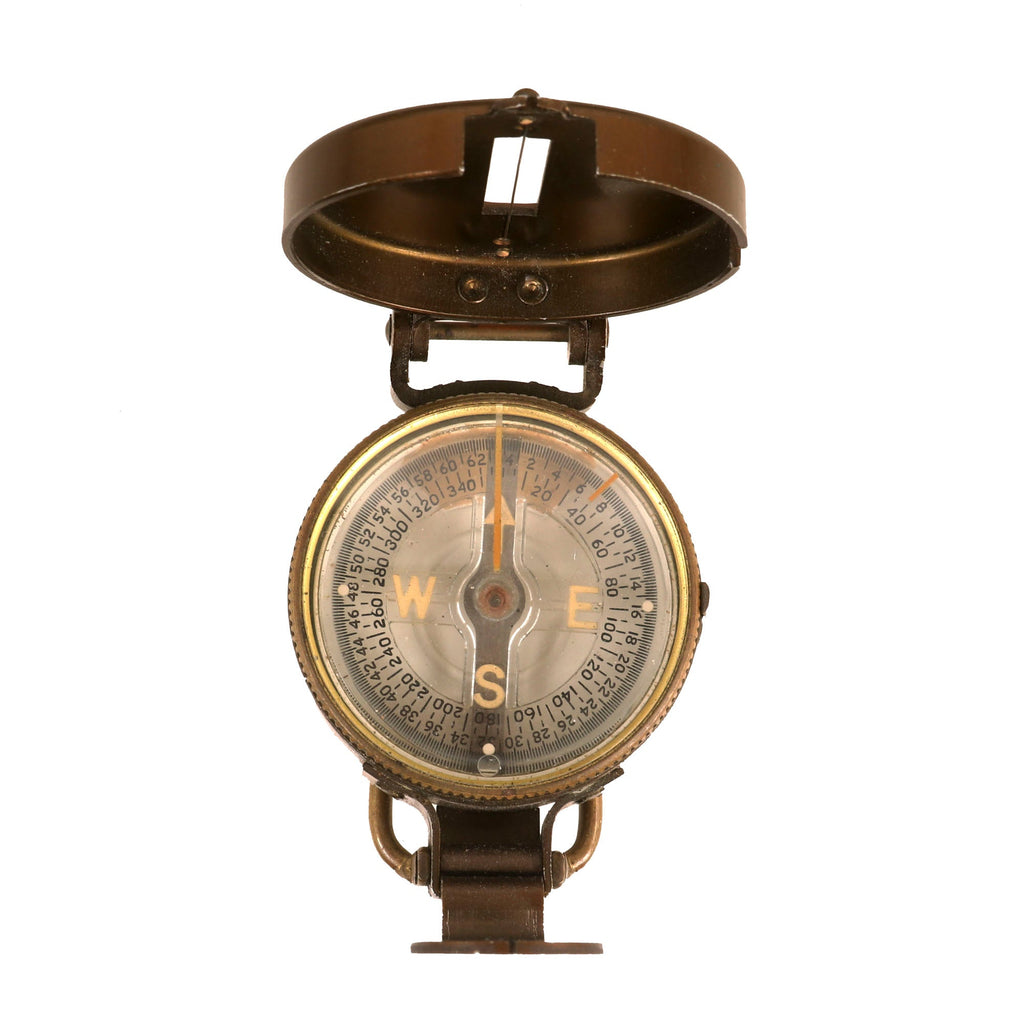 Original U.S. WWII Era G.I. Field Gear Lot Featuring Lensatic Compass ...