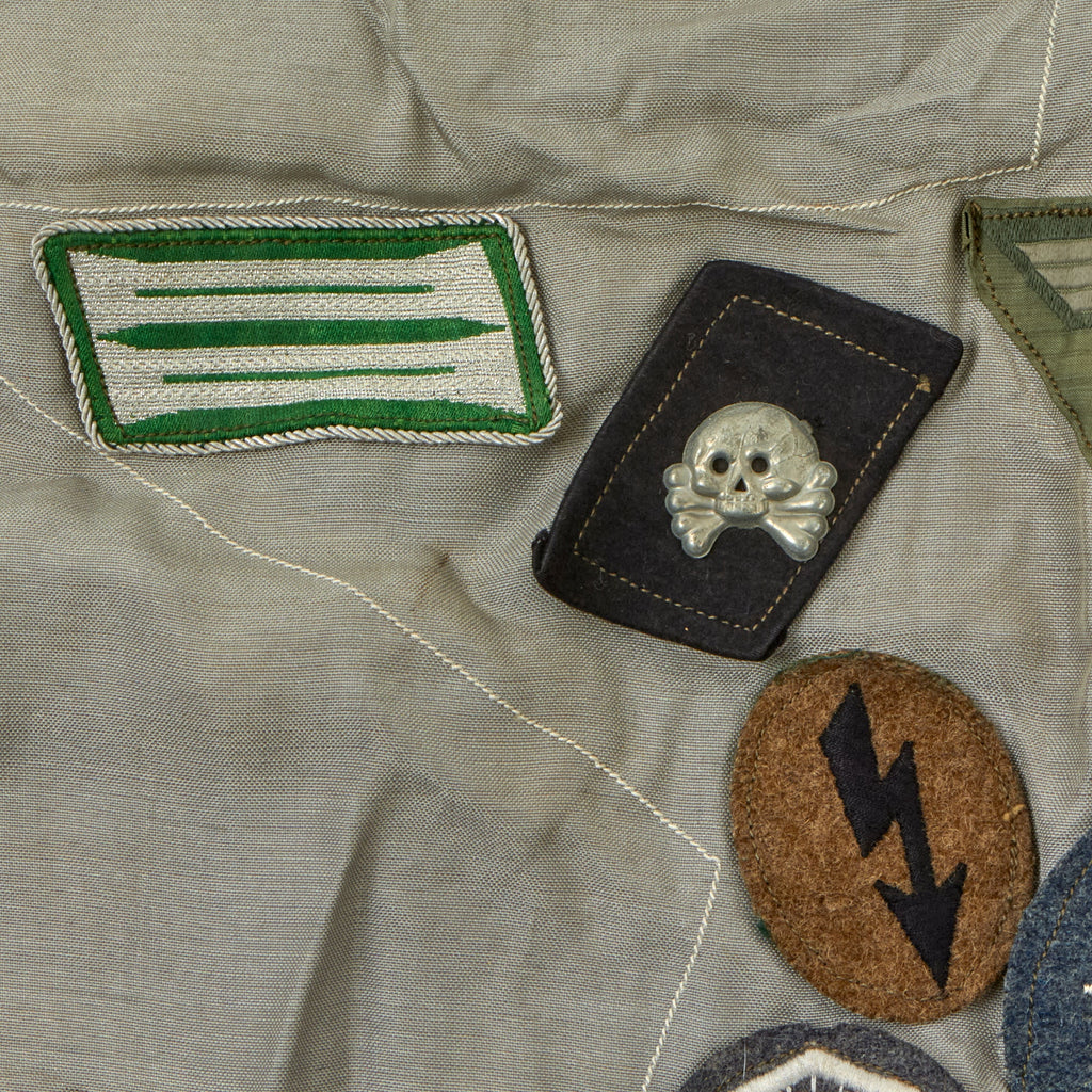 Original U.S. WWII Scarf with Attached German Insignia Named to POW Ob ...