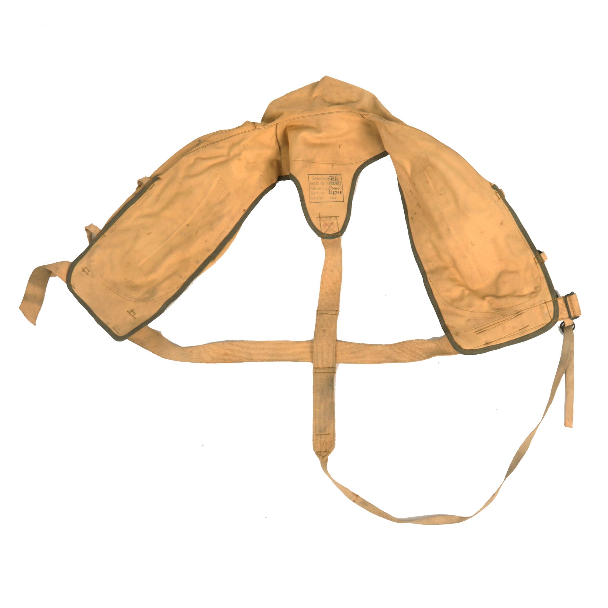 Original Rare German WWII Luftwaffe Life Vest Type 10-30 B-2 by Auer-G ...