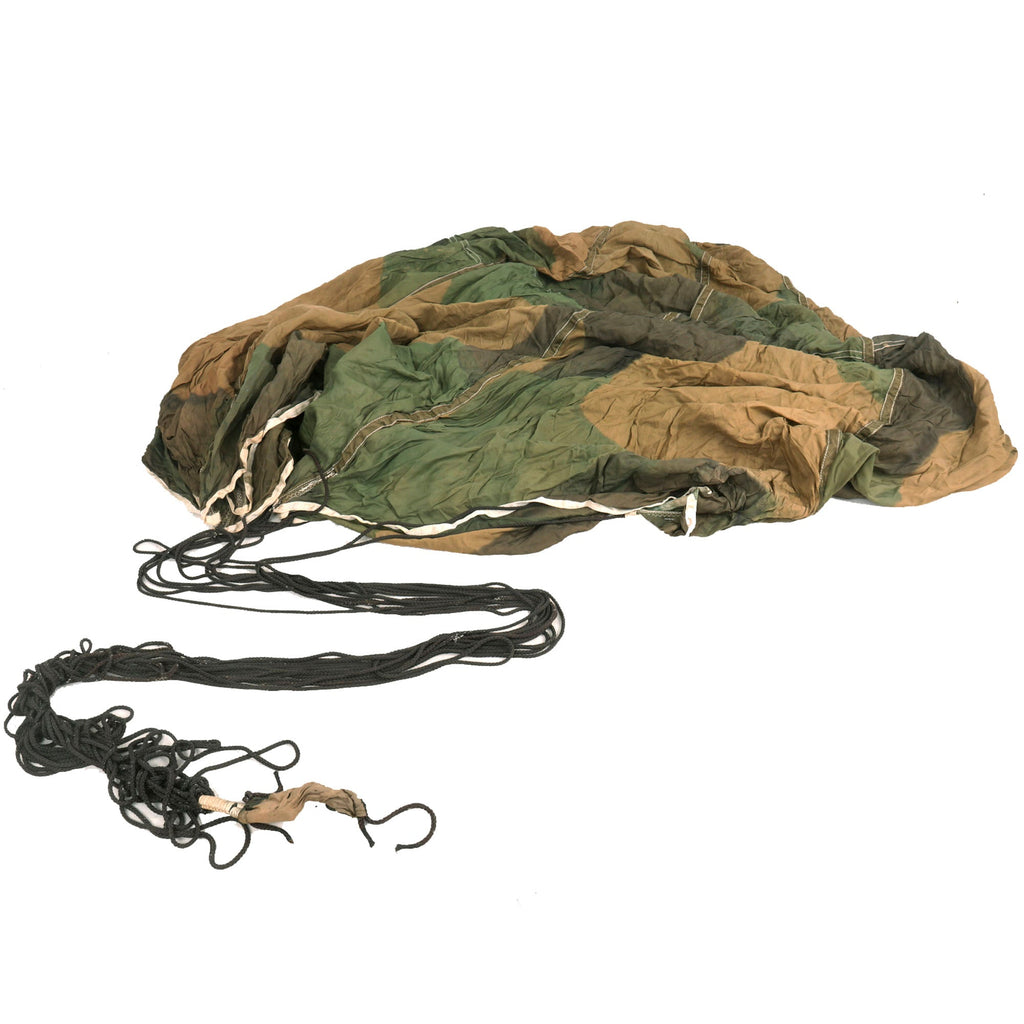 Original German WWII Luftwaffe Flare Parachute Camouflage Parachute Ca ...