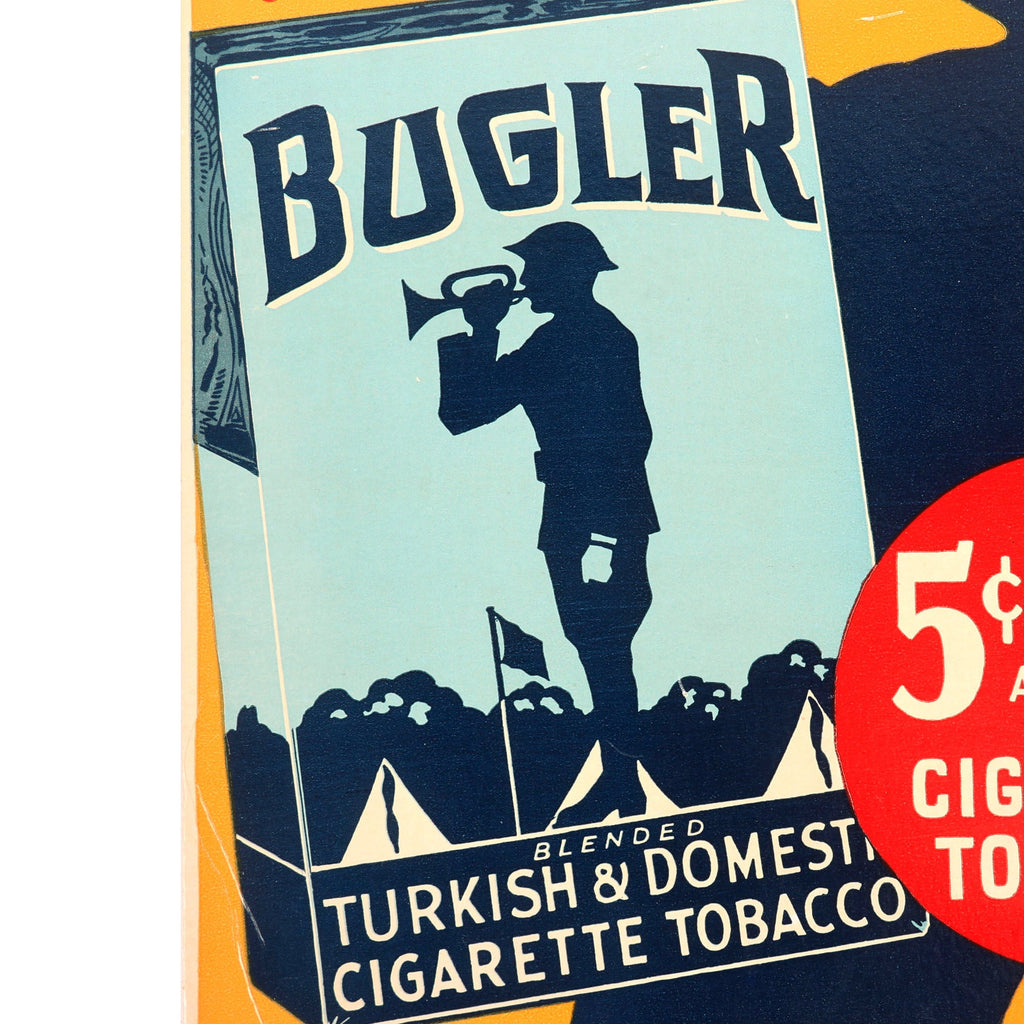 Original U.S. WWII Era Bugler Cigarette Tobacco Advertisement Poster ...