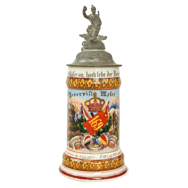 Original Imperial German WWI Era 169th Baden Infantry Regiment Beer St ...