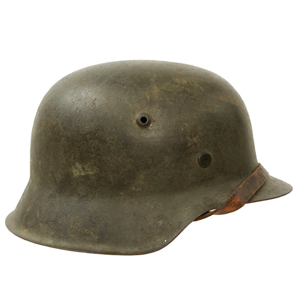 Original German WWII Named No Decal Army Heer M42 Helmet with 59cm Lin ...