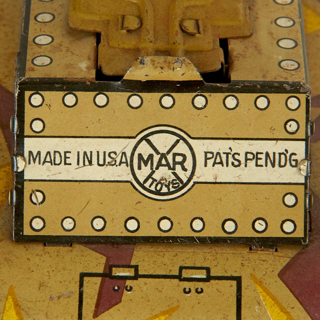 Original U.S. WWII Era Tin Lithographed Mechanical Toy Tanks by Louis ...