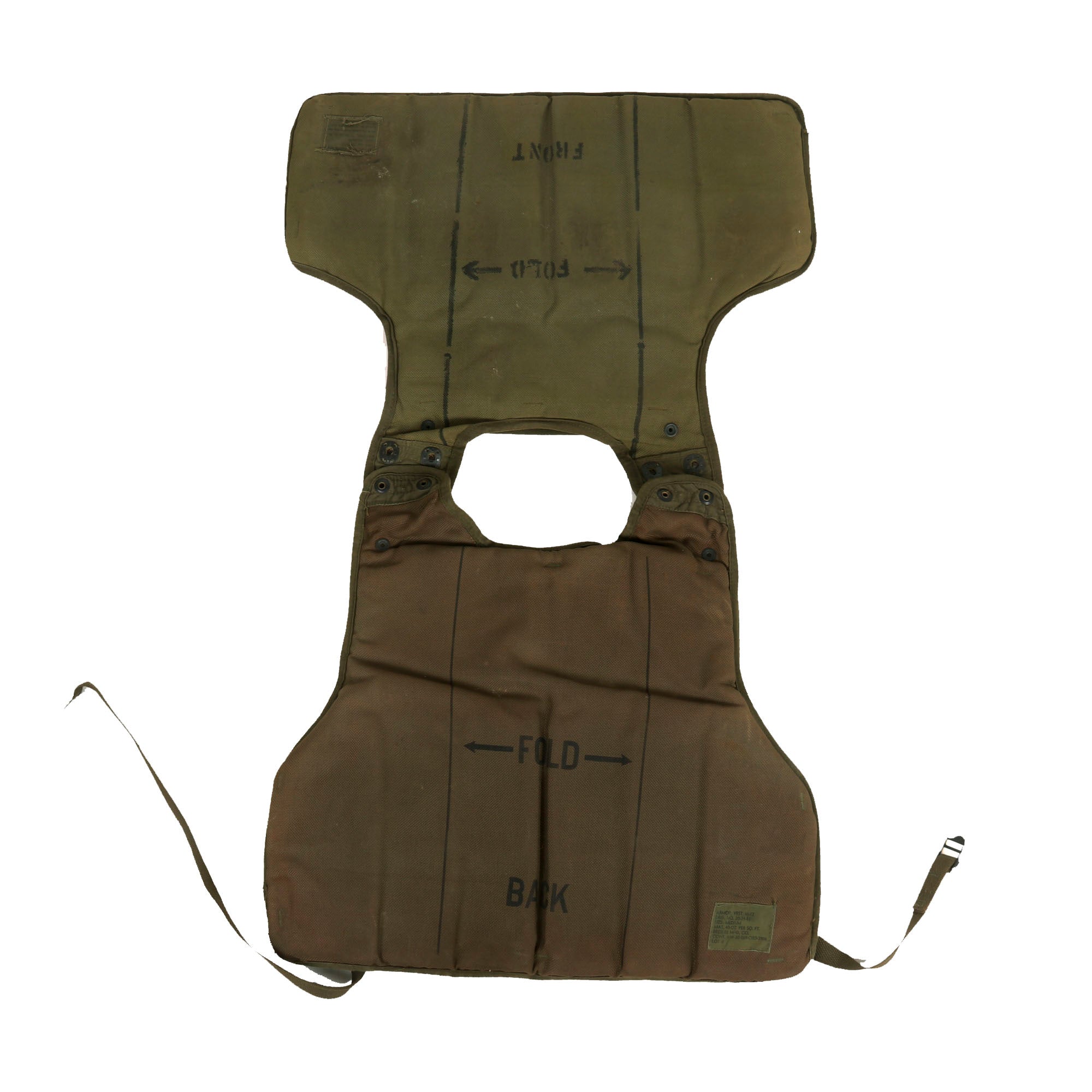 Original U.S. Korean War M12 Body Armor - Two Pieces Manufactured by B ...