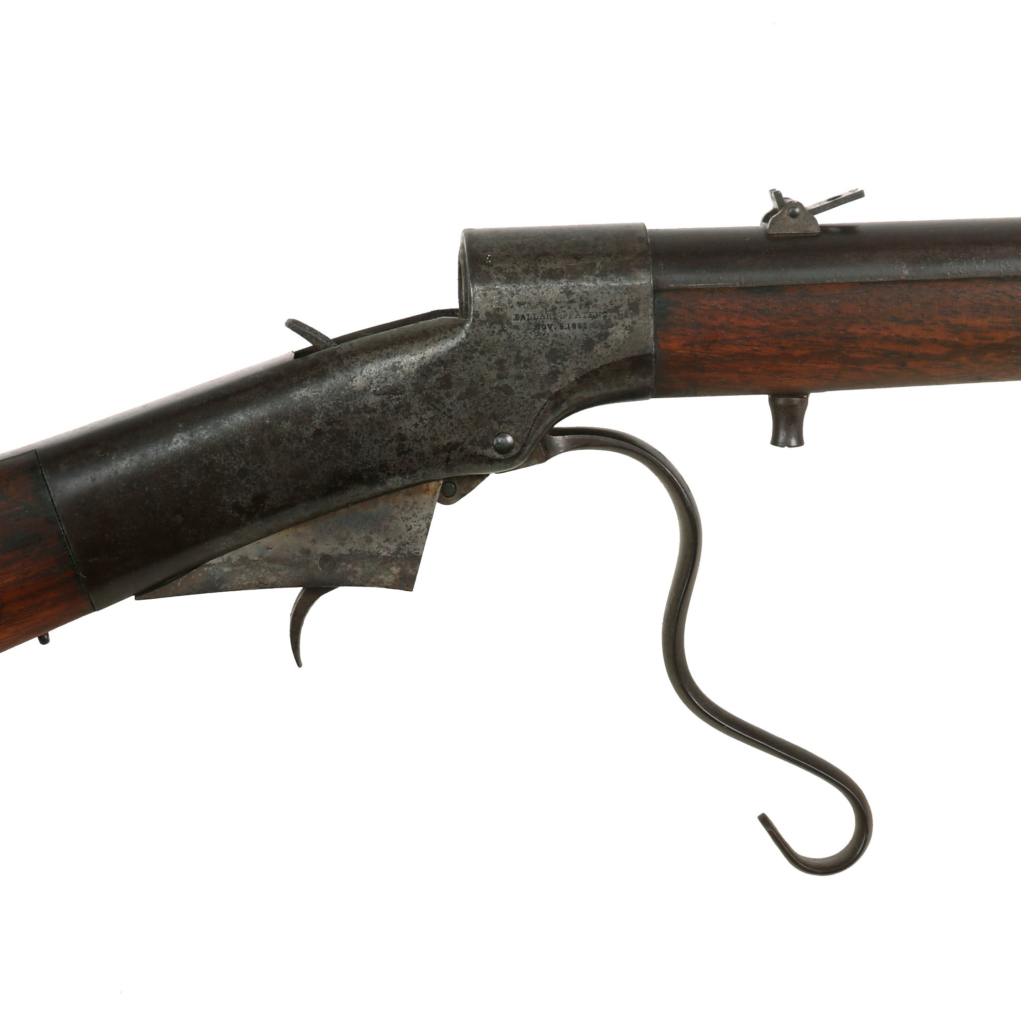 Original U.S. Civil War Era No. 46 Ballard's Patent Falling Block Long – International Military ...