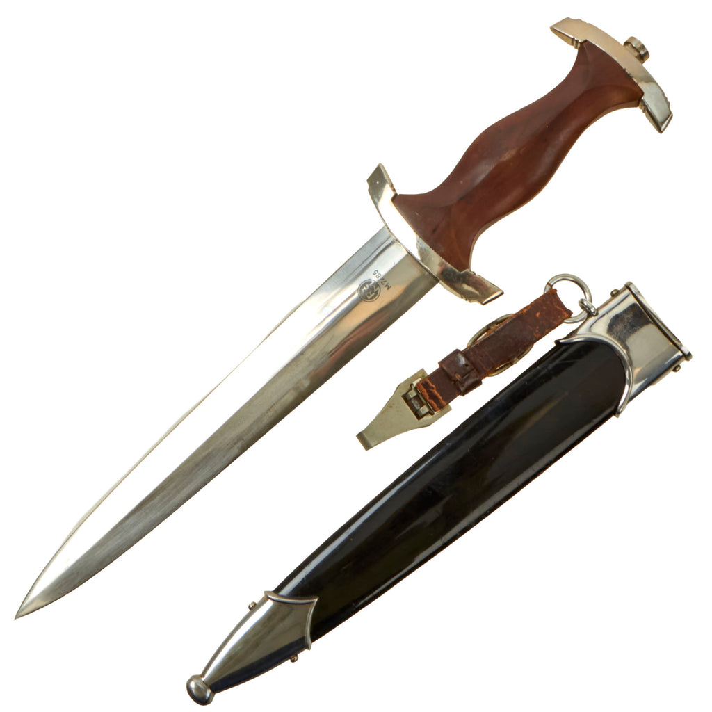 Original German WWII NSKK Dagger by Rare Maker Arthur Evertz with Scab ...