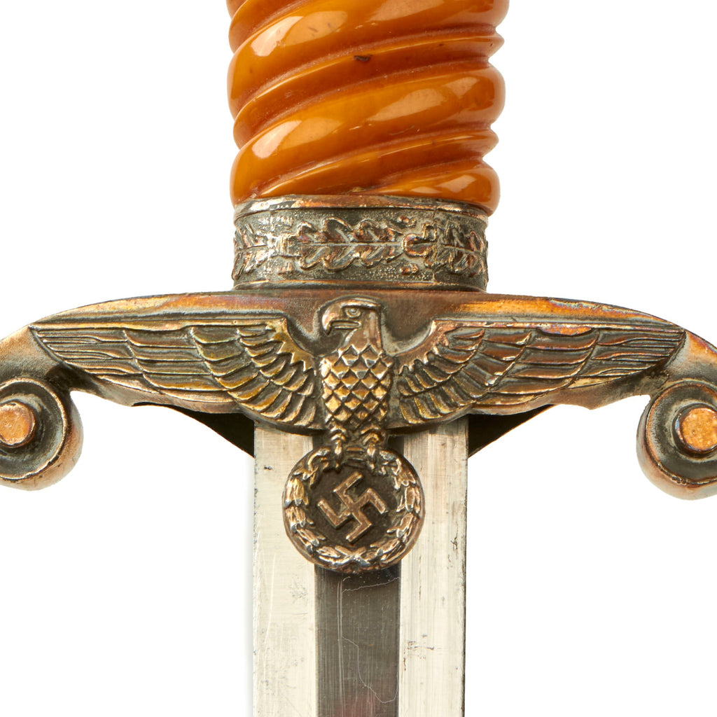 Original German WWII Named Army Heer Officer Dagger by Carl Eickhorn w ...