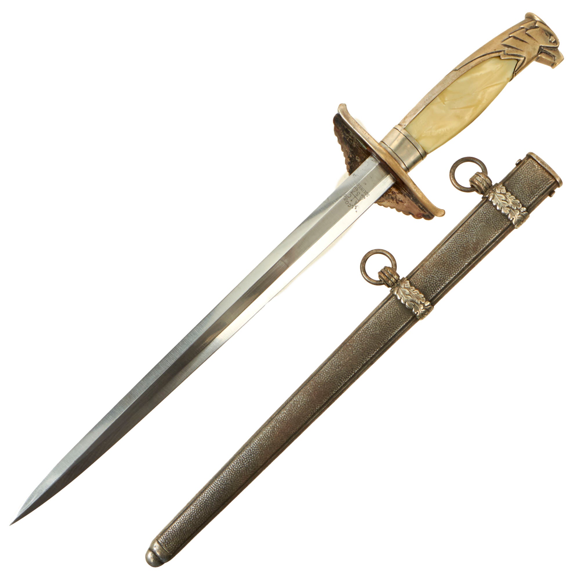 Original Scarce German WWII Diplomatic Official's Dagger by Alcoso cir ...