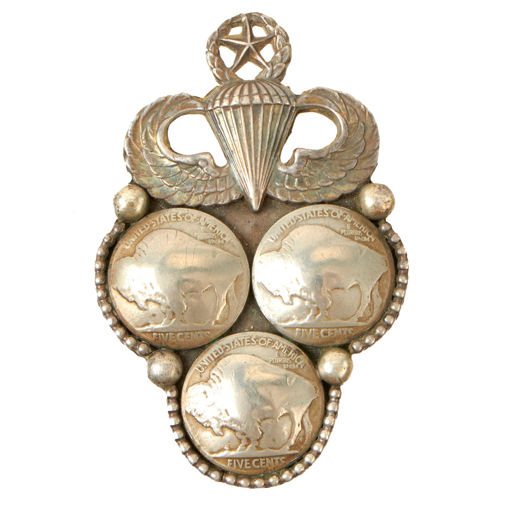 Original U.S. WWII 555th Parachute Infantry Battalion Triple Nickles M ...