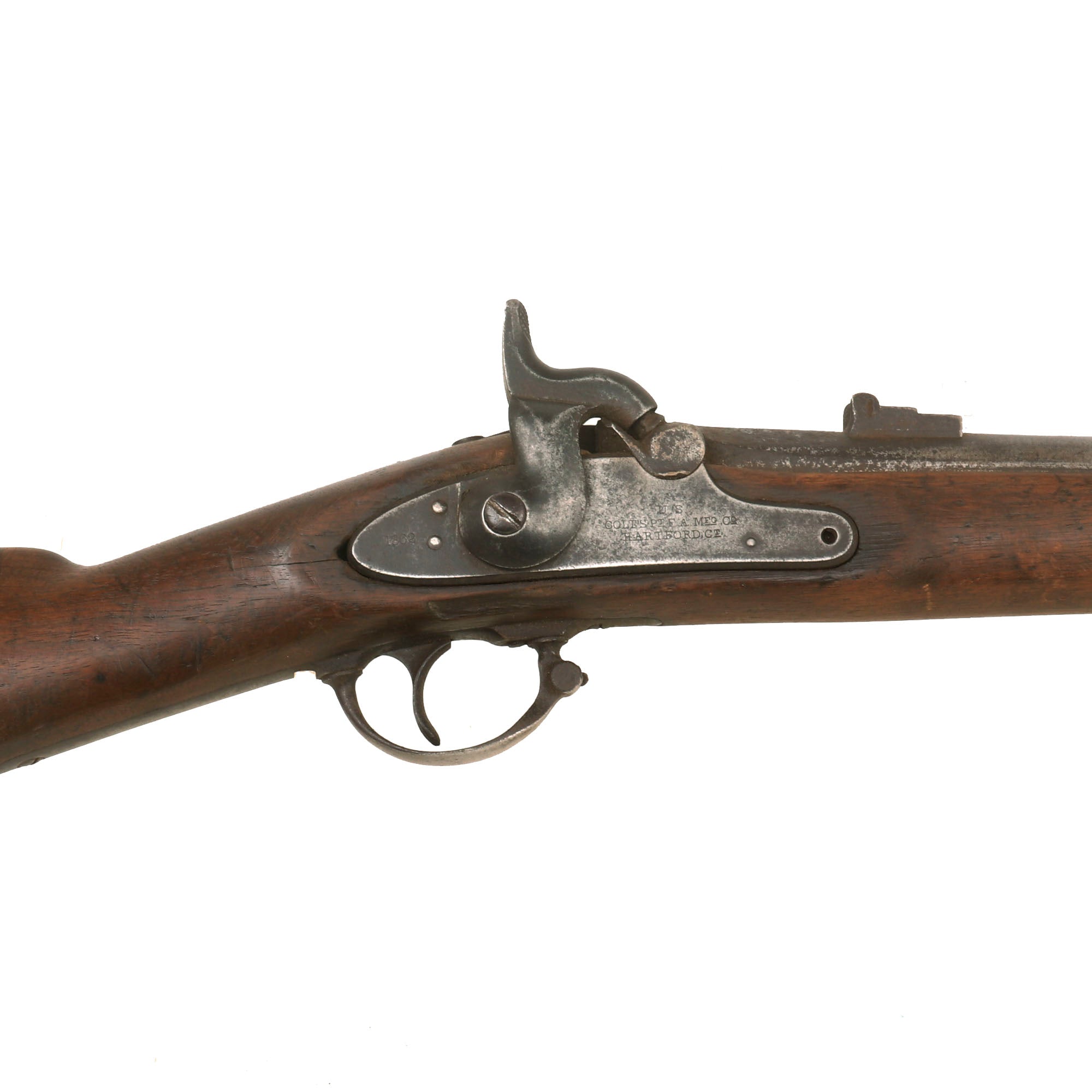Original U.S. Civil War Colt "Special Model 1861" Springfield Rifled M ...