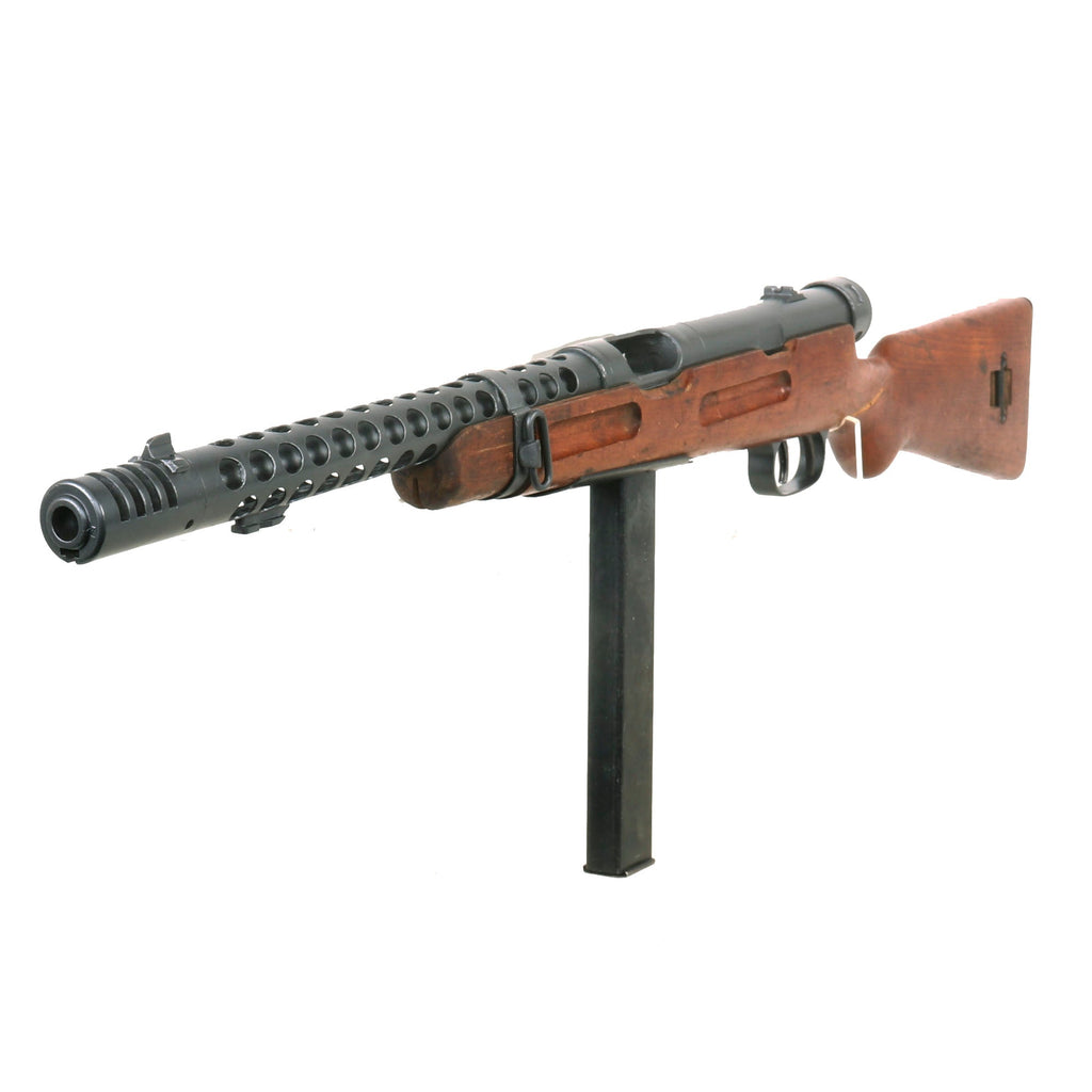 Original WWII Italian Beretta MP38A Ventilated Barrel Jacket SMG with ...