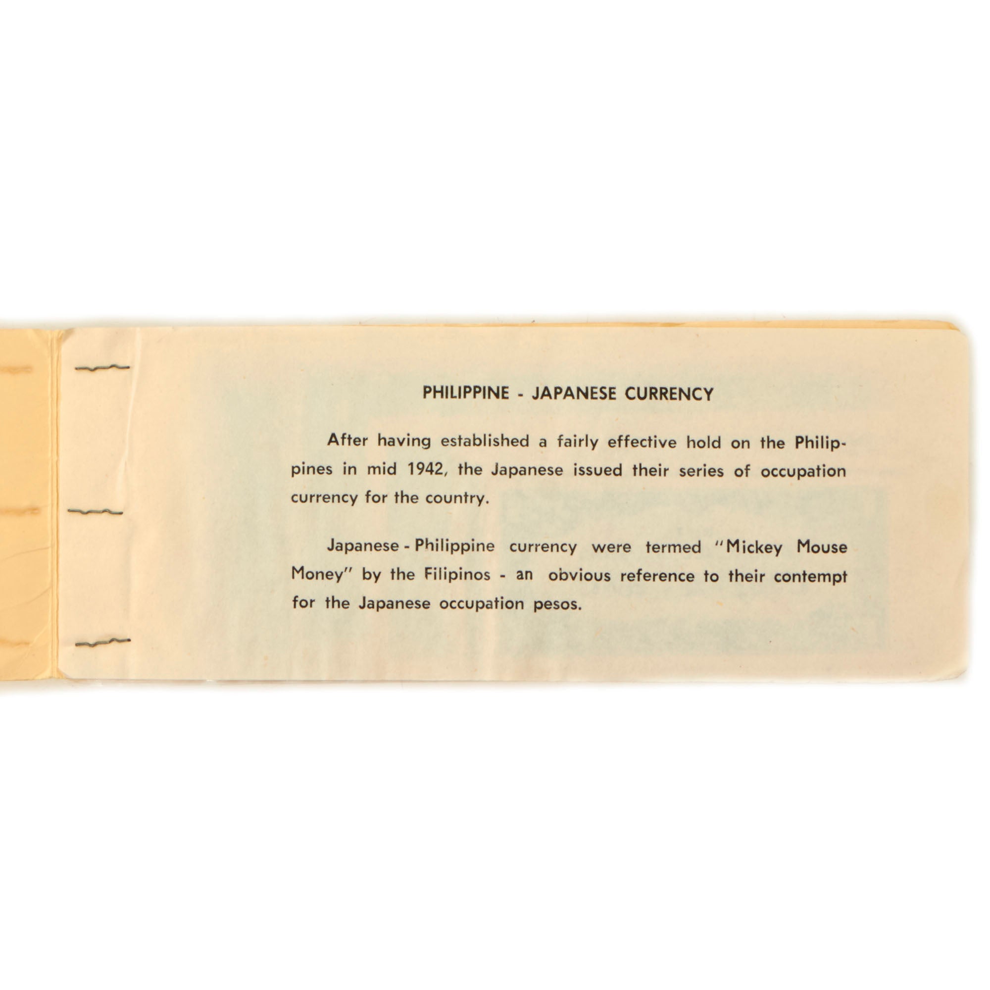Original U.S. WWII Anti-Japanese Propaganda Philippine-Japanese Money ...