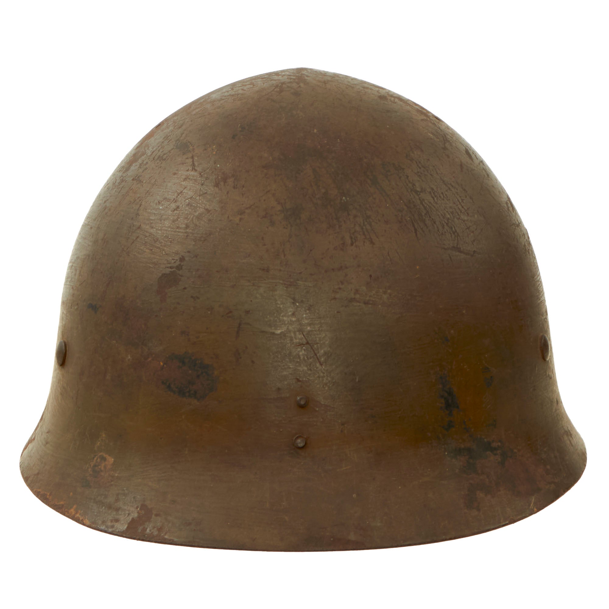 Original Japanese WWII Type 90 Army Helmet with Complete Liner and Chi ...