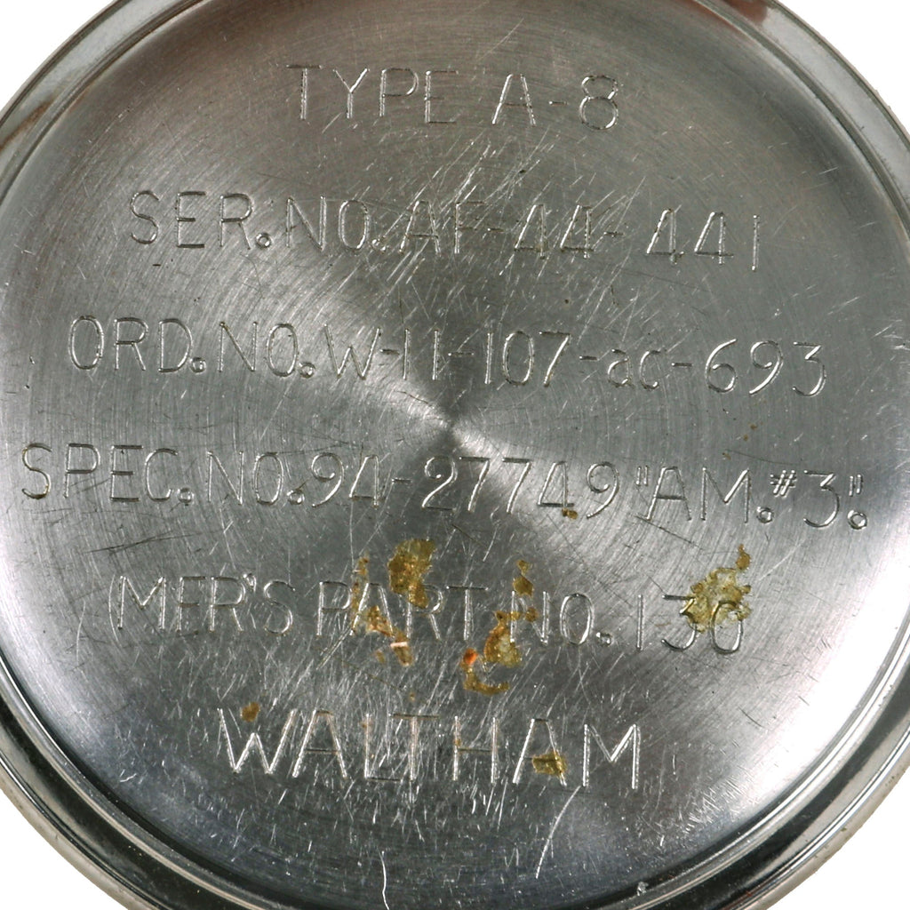 Original U.S. WWII 1944 Army Air Force B-17 Navigator Type A-8 Stopwat ...