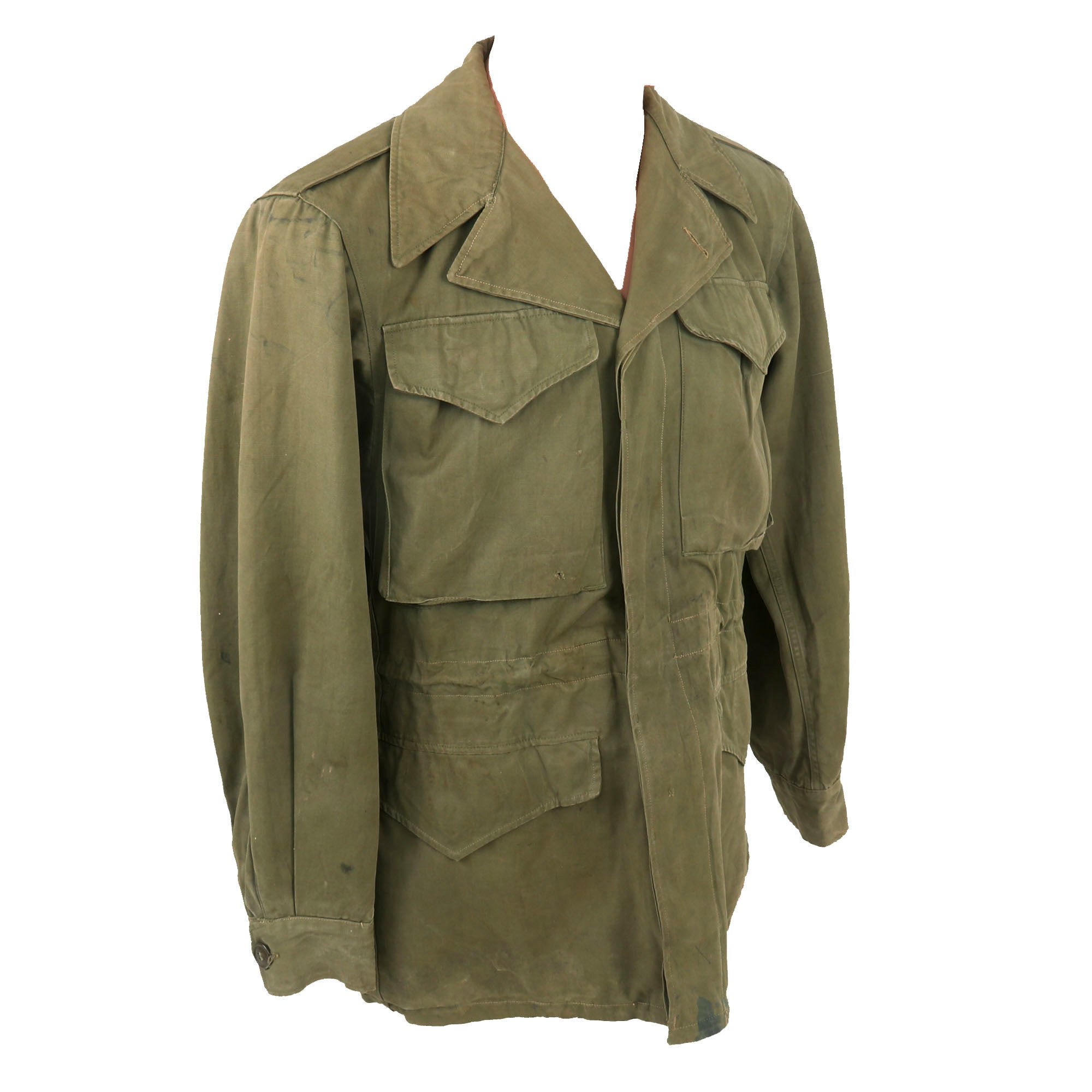 Original U.S. WWII 53rd Fighter Squadron Painted M-1943 M43 Field Jack ...