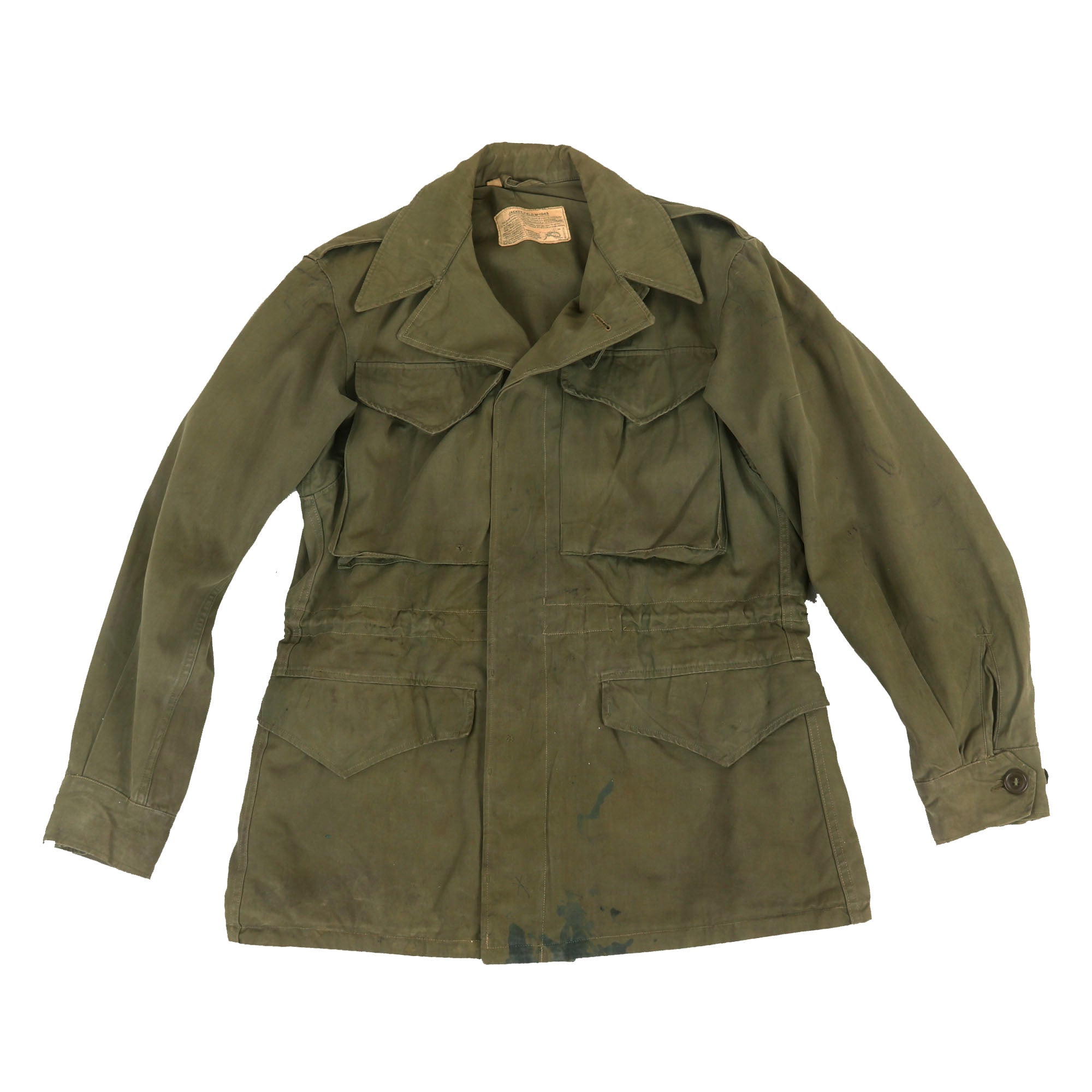 Original U.S. WWII 53rd Fighter Squadron Painted M-1943 M43 Field Jack ...