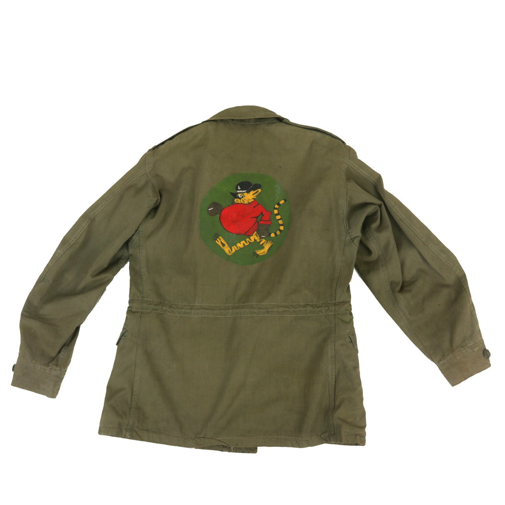 Original U.S. WWII 53rd Fighter Squadron Painted M-1943 M43 Field Jack ...