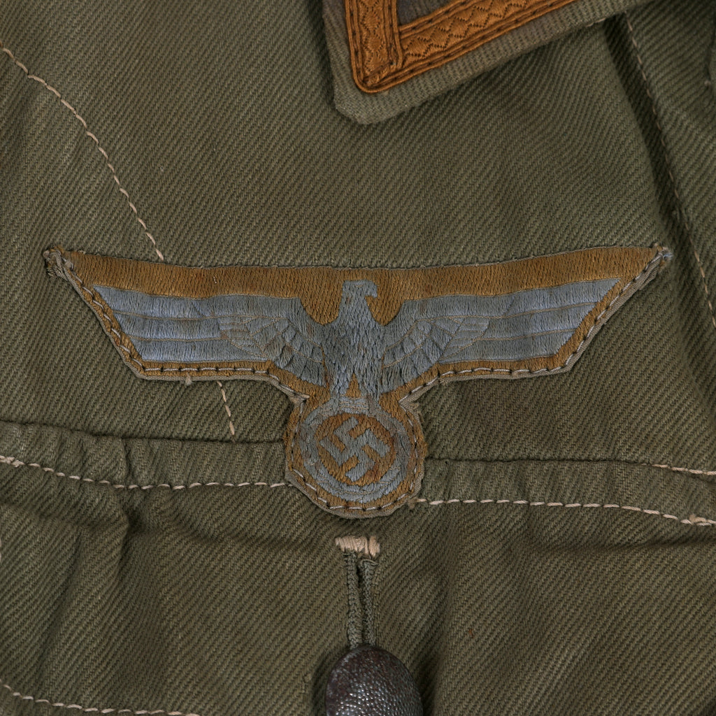 Original German WWII Afrika Korps NCO Second Pattern Tropical Uniform ...