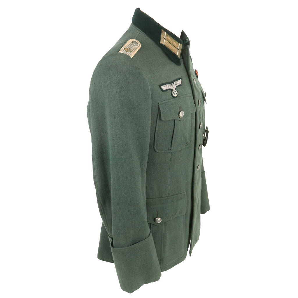 Original German WWII Heer Infantry Oberleutnant's M36 Field Uniform Tu ...