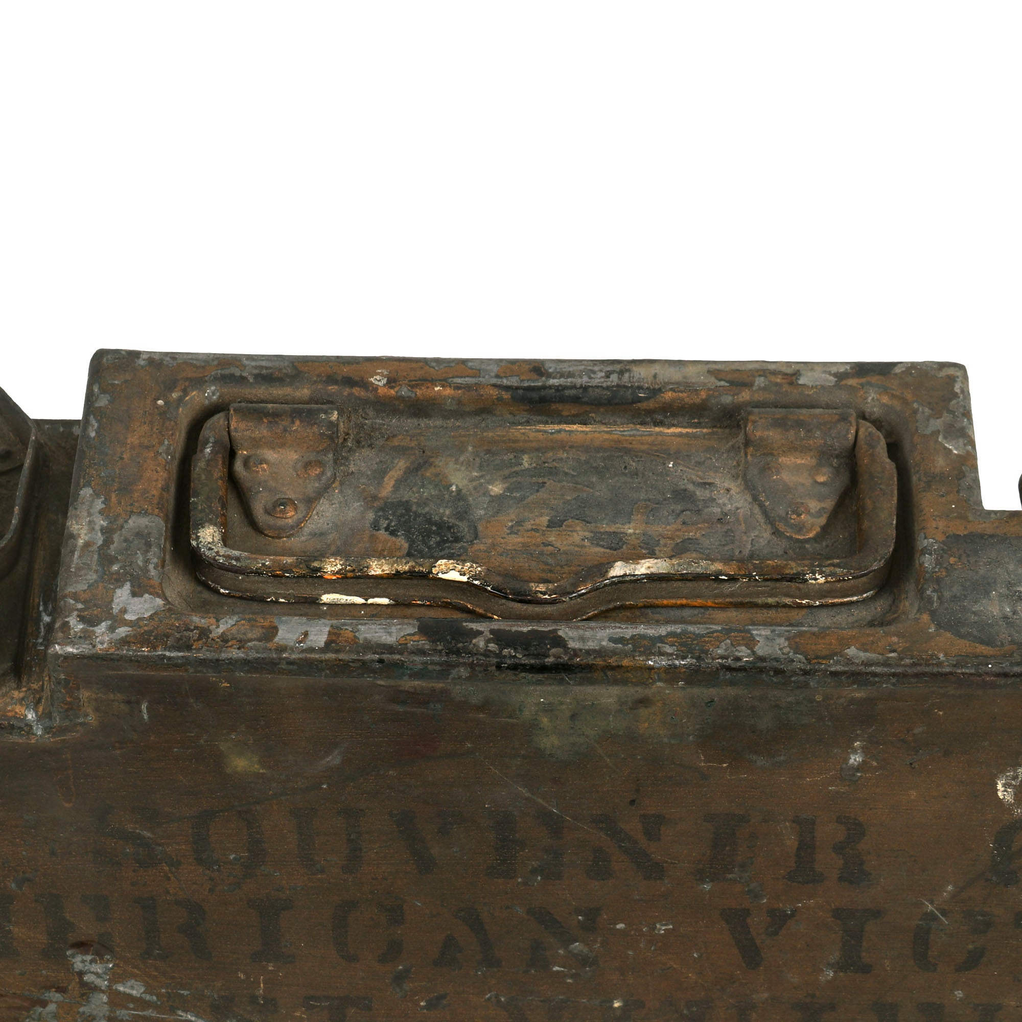 Original German WWI Maxim Machine Gun Water Can “Captured” By American ...