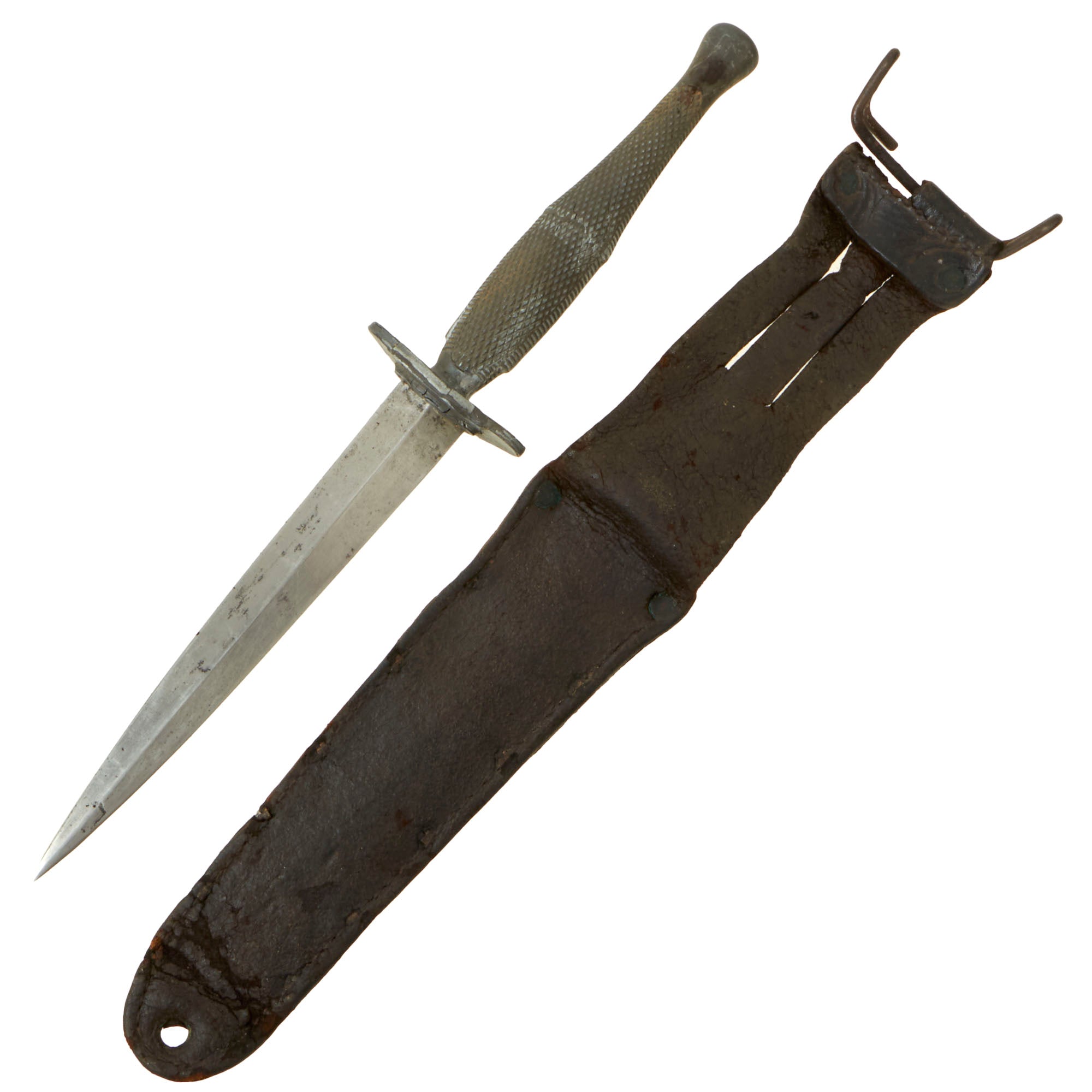 Original U.S. WWII USMC Marine Raider Stiletto Dagger by Camillus with ...