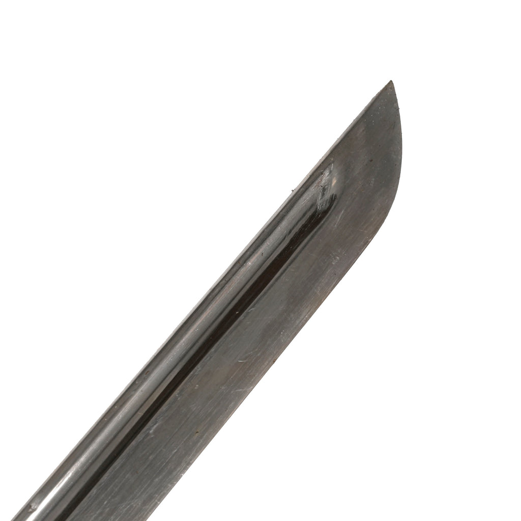 Original Imperial Japanese WWII Army Type 19 Kyu-Gunto Nickel-Plated P ...