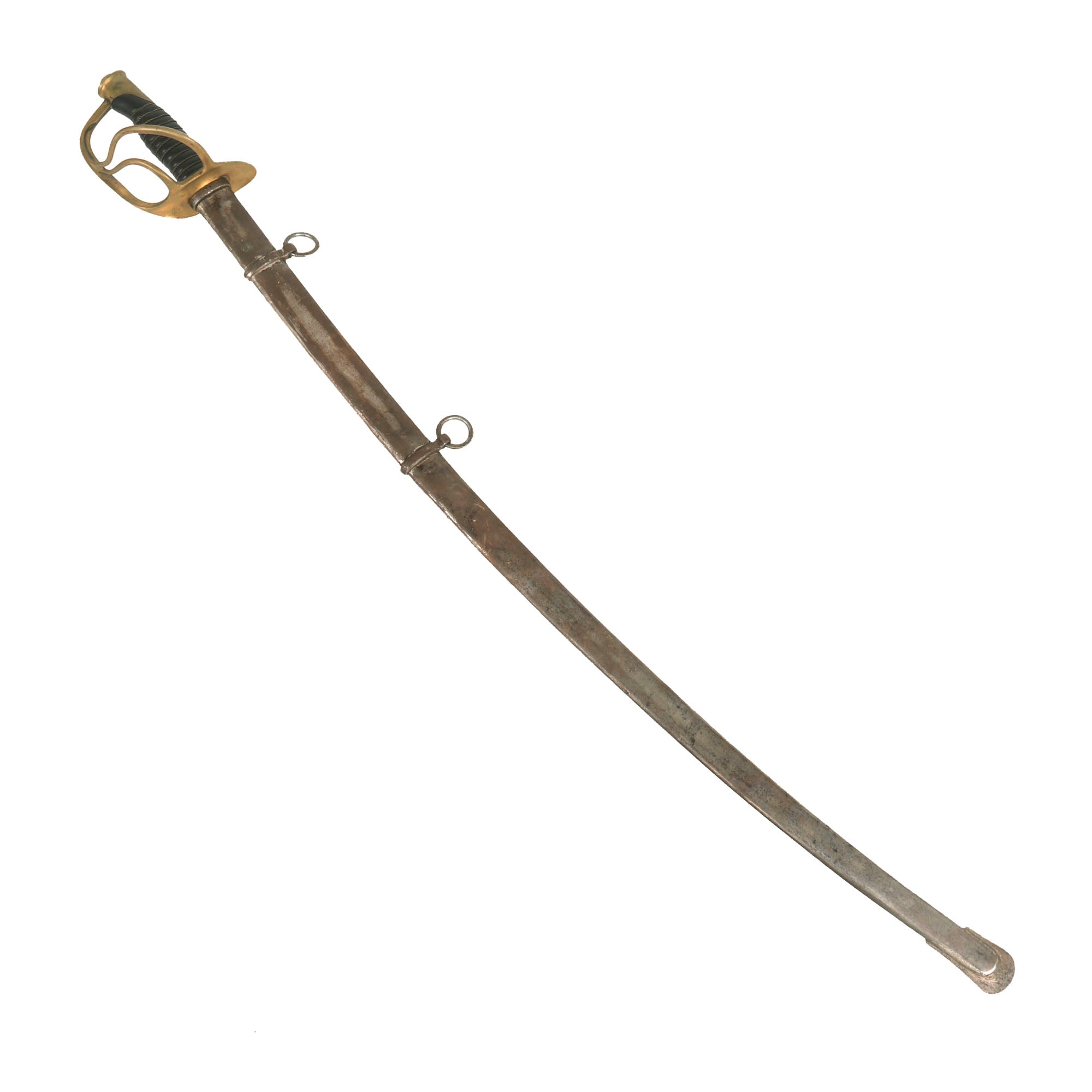 Original U.S. Civil War Model 1860 Light Cavalry Saber with Scabbard b ...