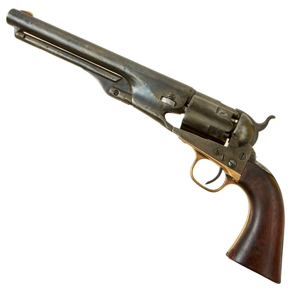 Original U.S. Civil War Early Colt Model 1860 Army Fluted Cylinder 4 S ...