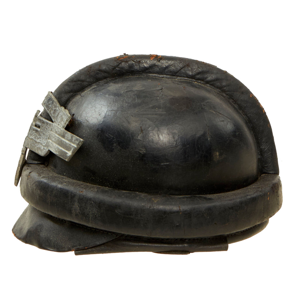 Original German WWII 2nd Pattern NSKK Crash Helmet in Size 56 ...