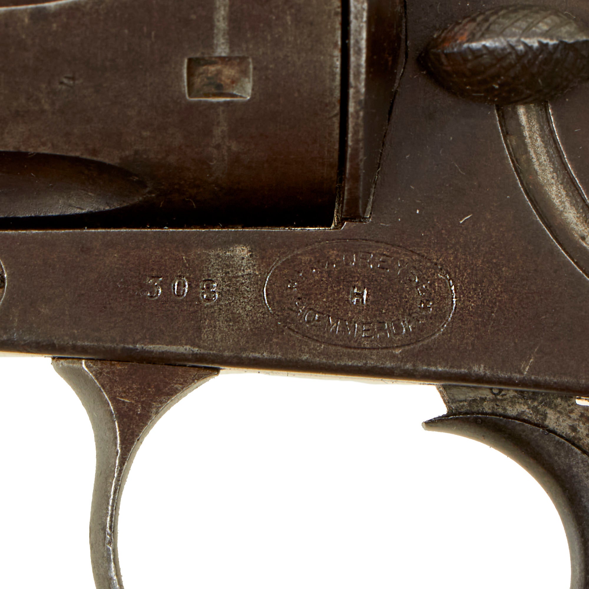 Original Imperial German Regiment Marked M1879 Reichsrevolver by Franz ...