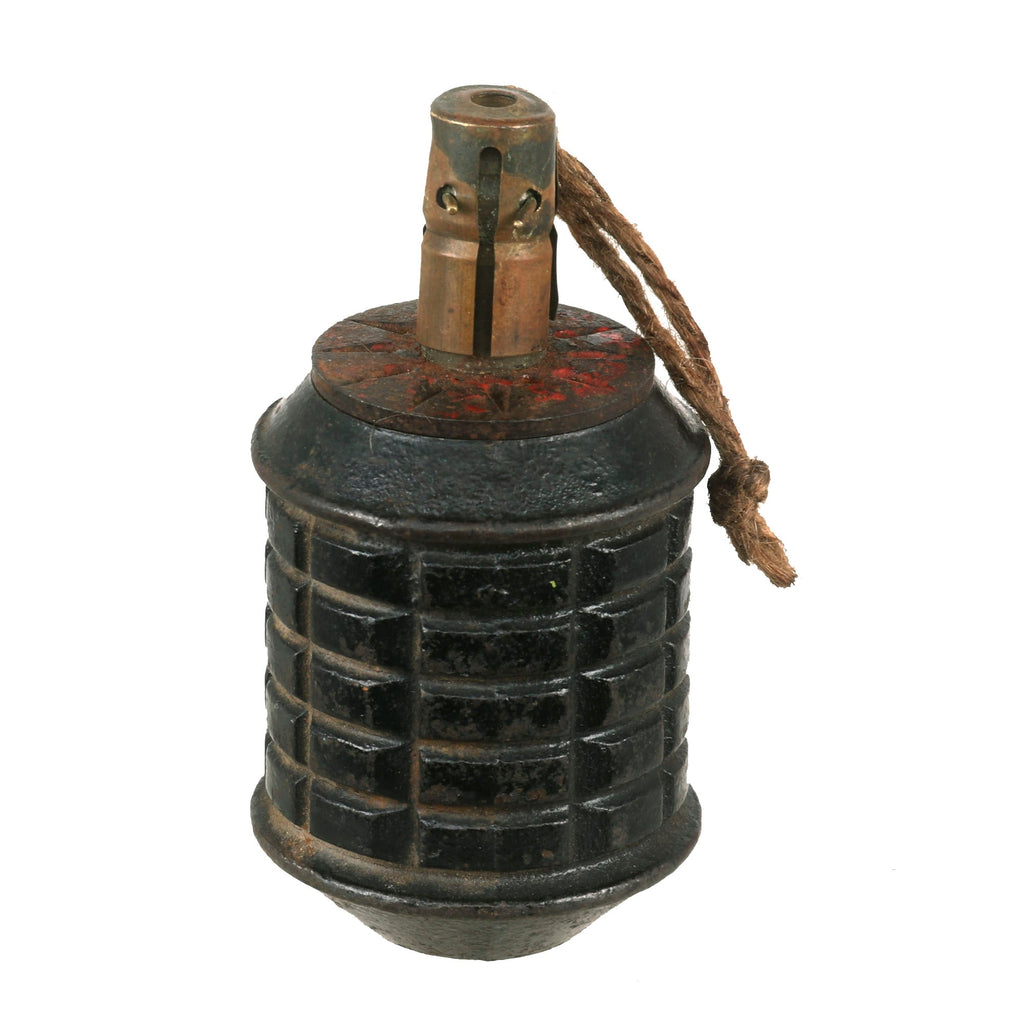 Original Japanese WWII Type 97 Inert Fragmentation Hand Grenade with F ...