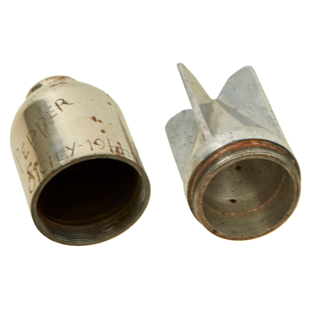 Original Italian WWII "Red Devil" 45mm Brixia Model 35 Mortar Bomb Tur ...