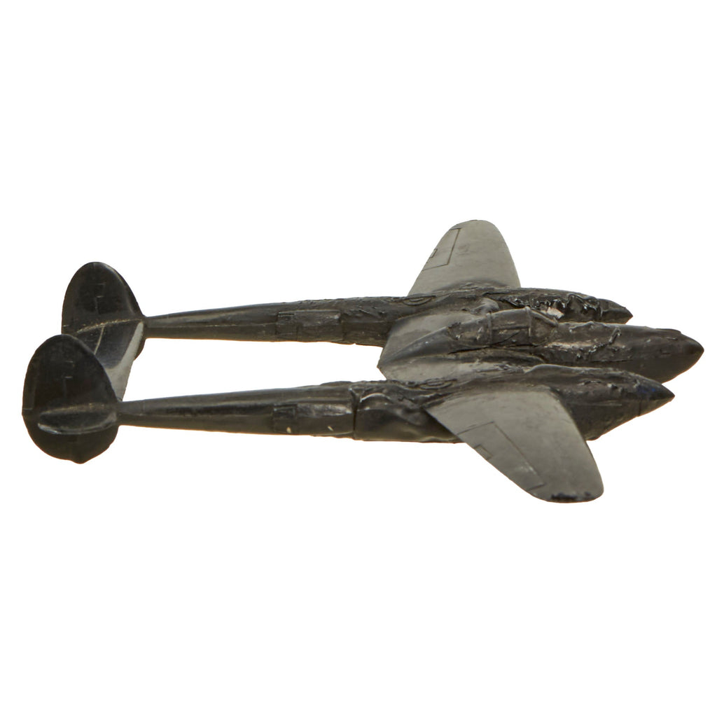 Original U.S. WWII Lot of 2 Airplane Identification Models - P-38 & Bl ...