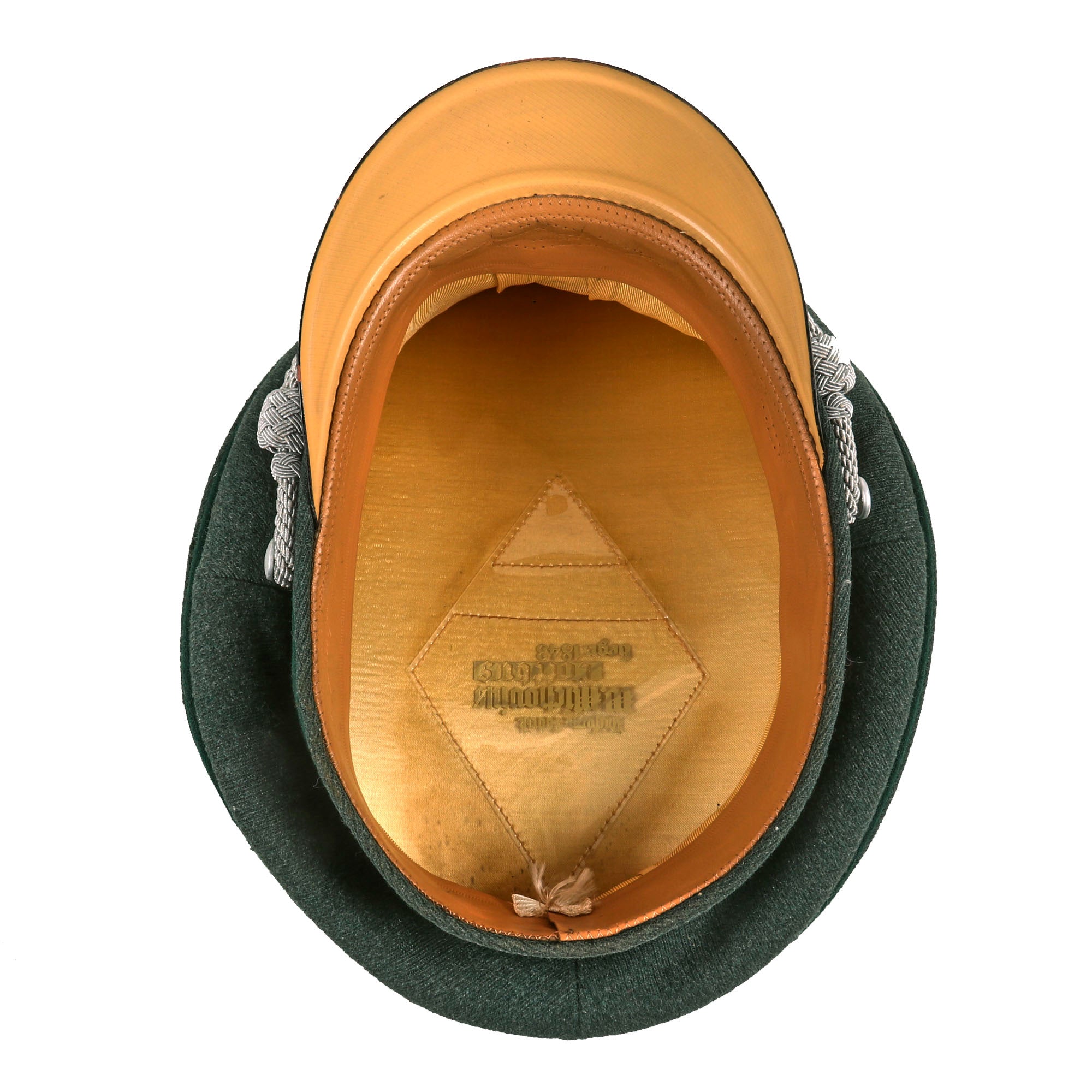 Original German WWII Forestry Service Officers Schirmmütze Visor Cap w ...