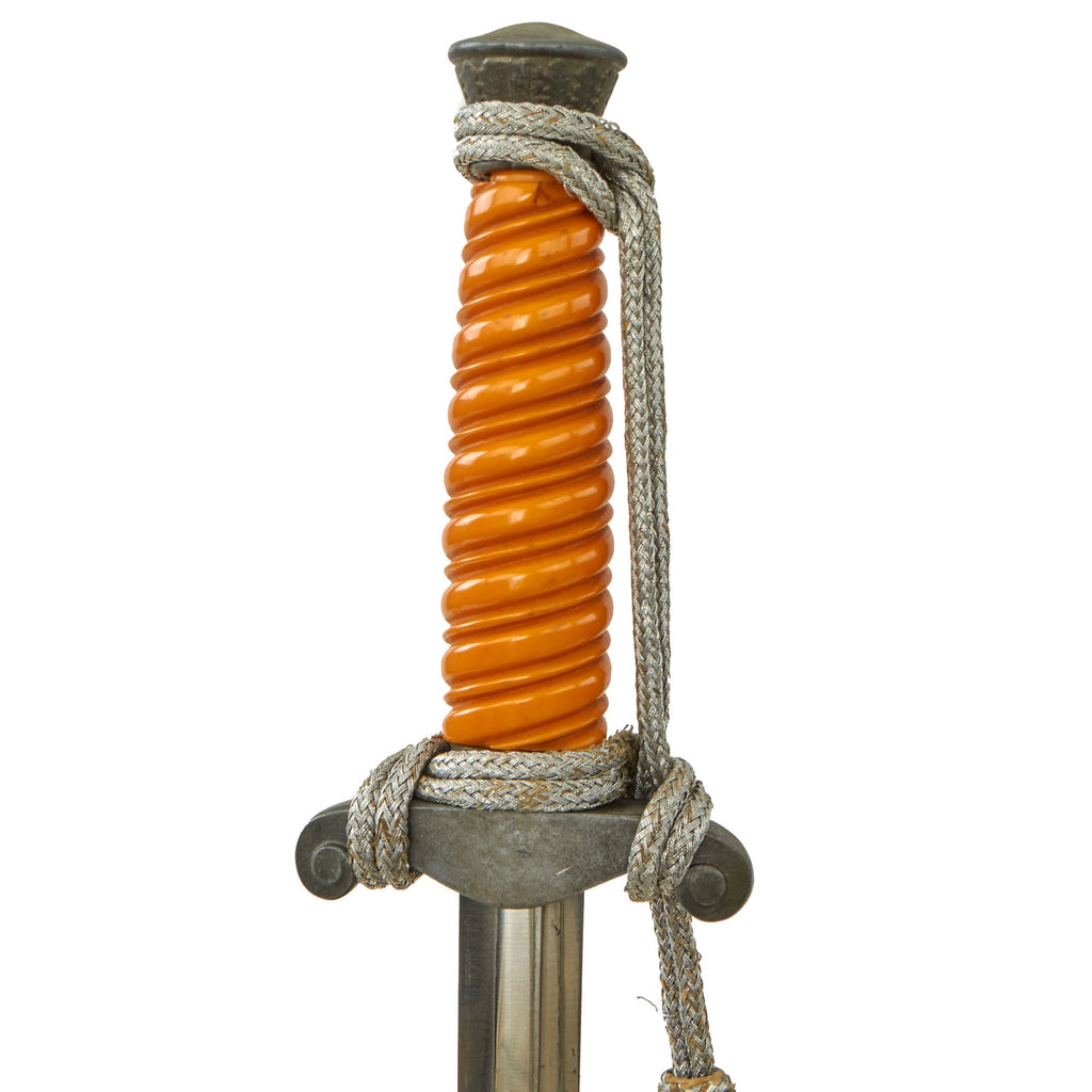 Original German WWII Heer Army Officer Dagger with Scabbard, Hanger, a ...