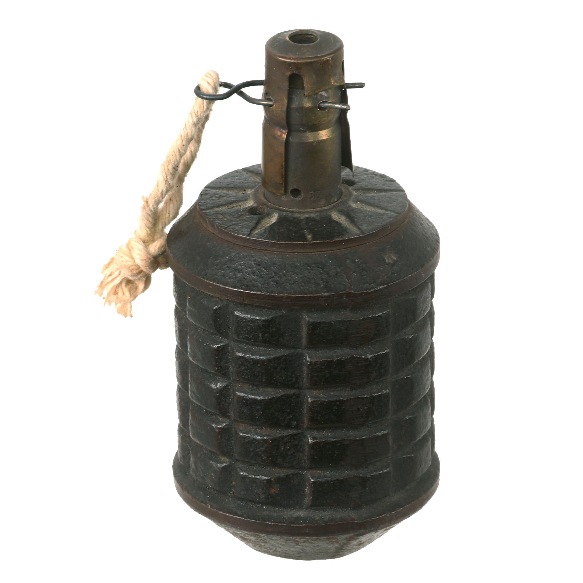 Original Japanese WWII Type 97 Inert Fragmentation Hand Grenade with F ...